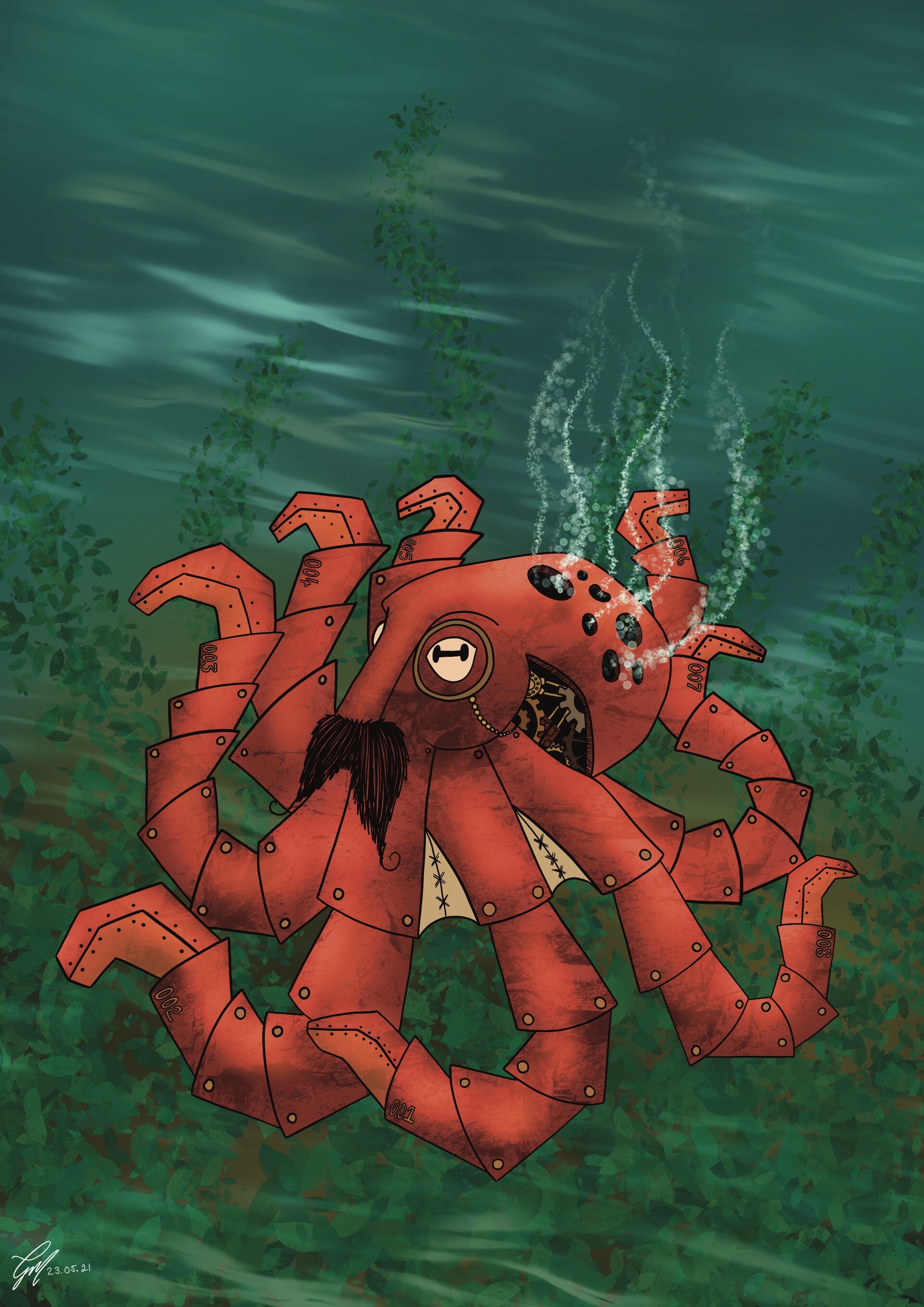 steampunk sea creatures