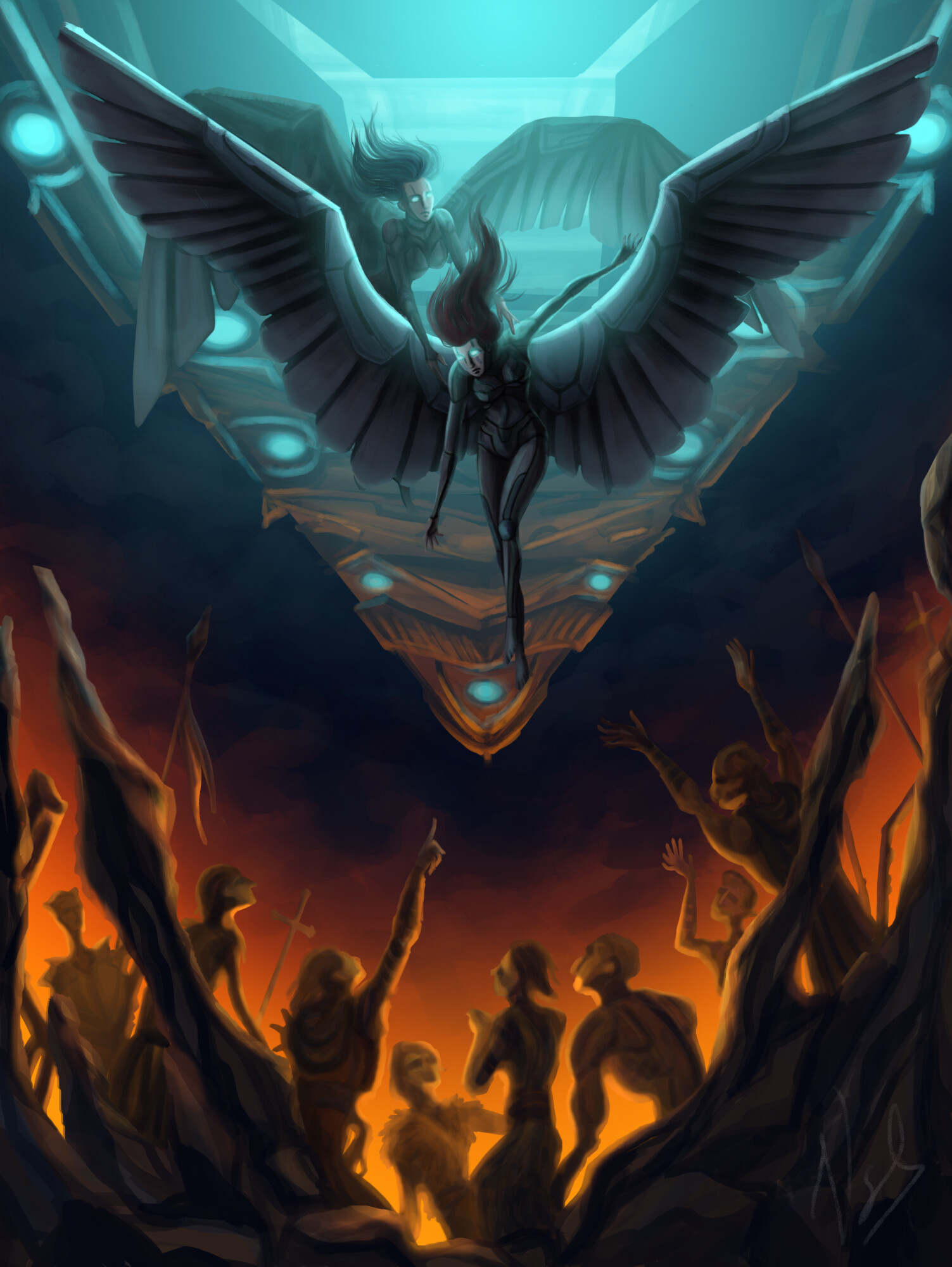 ArtStation - Starlight Angels