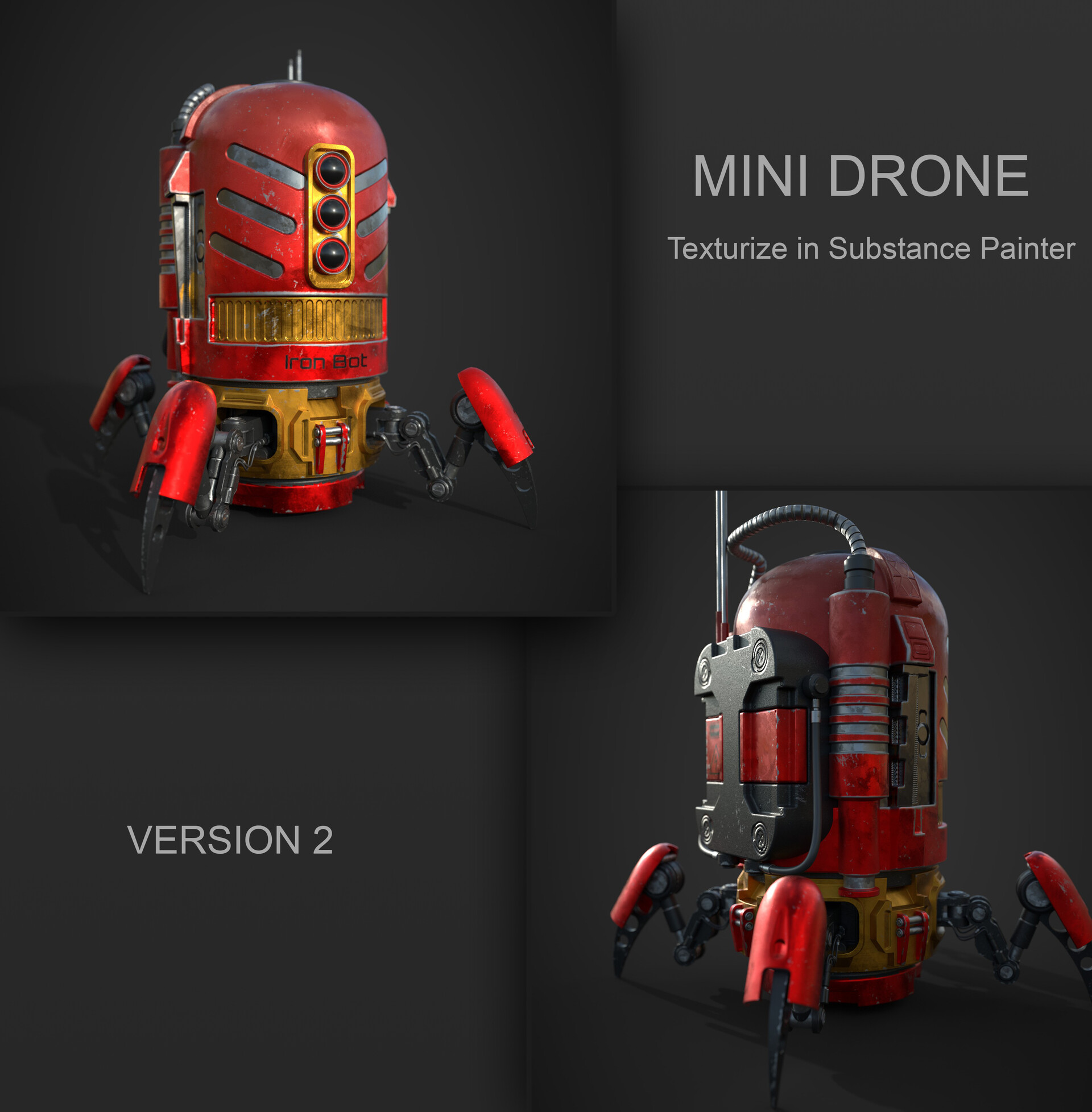ArtStation - Mini Drone V. 2