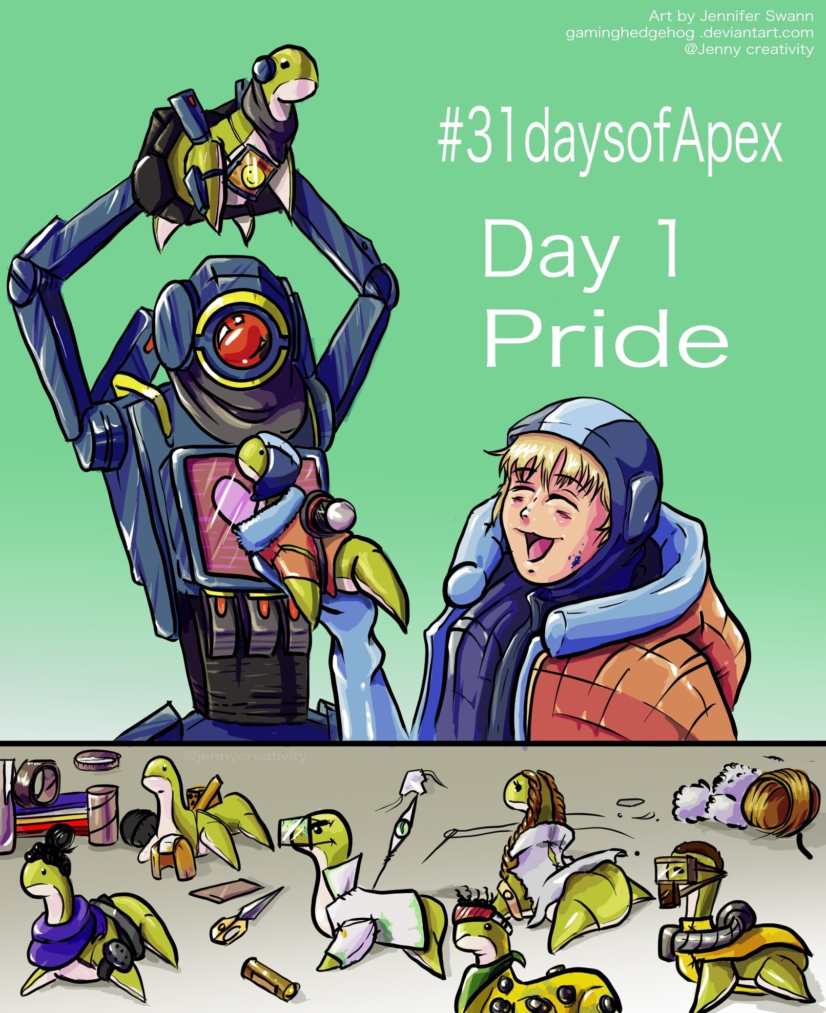ArtStation - #31daysofApex (day 1- 23 + 31)