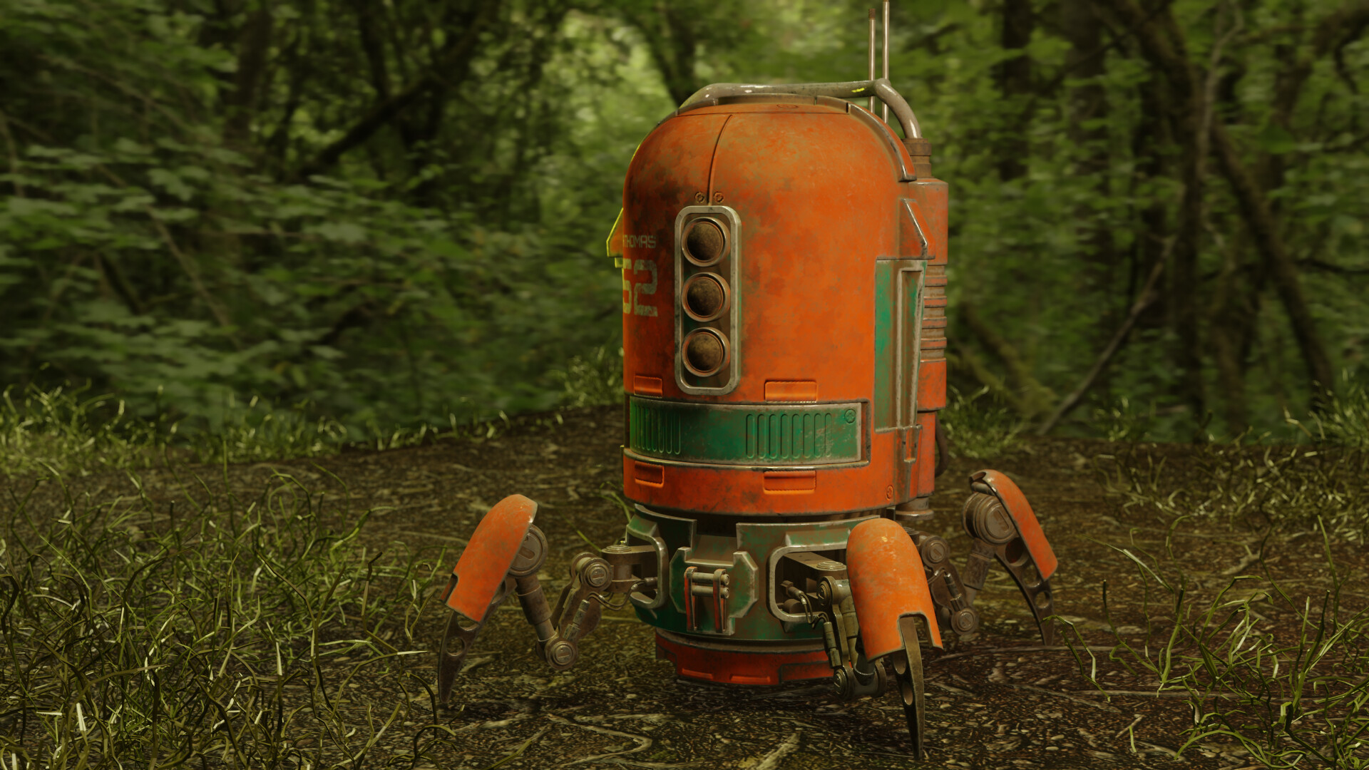 ArtStation - substance painter robot