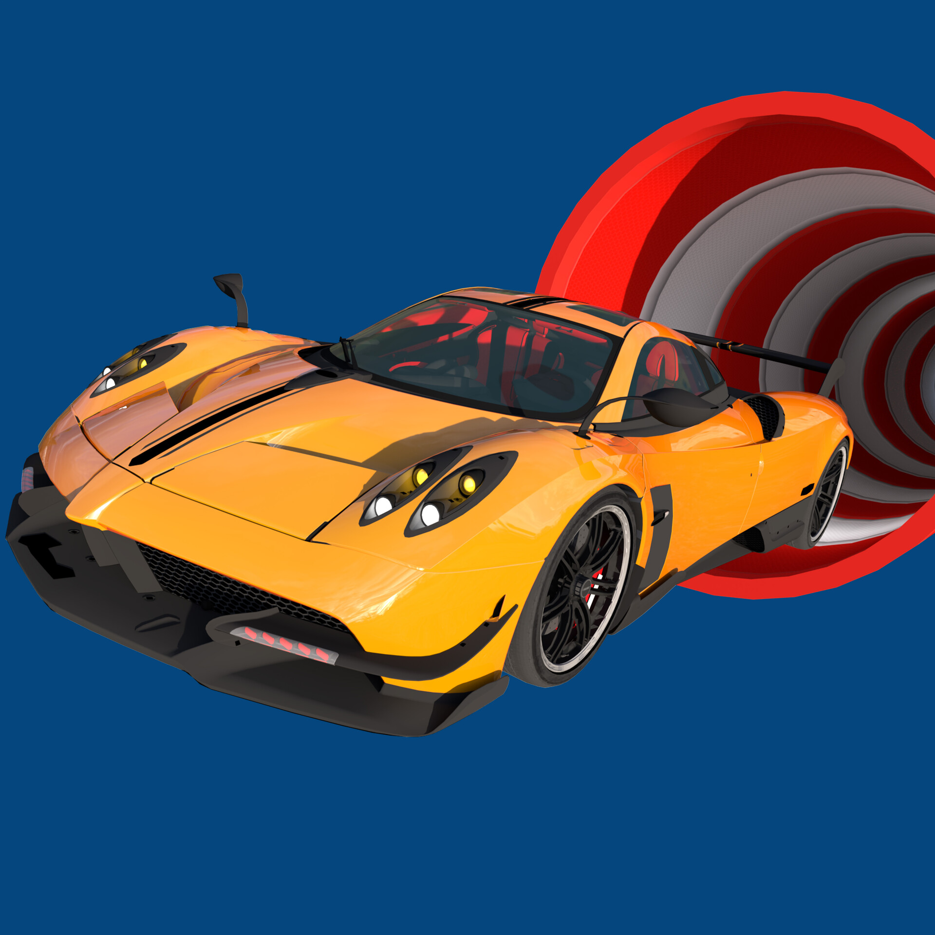 ArtStation - Car Stunt Icon