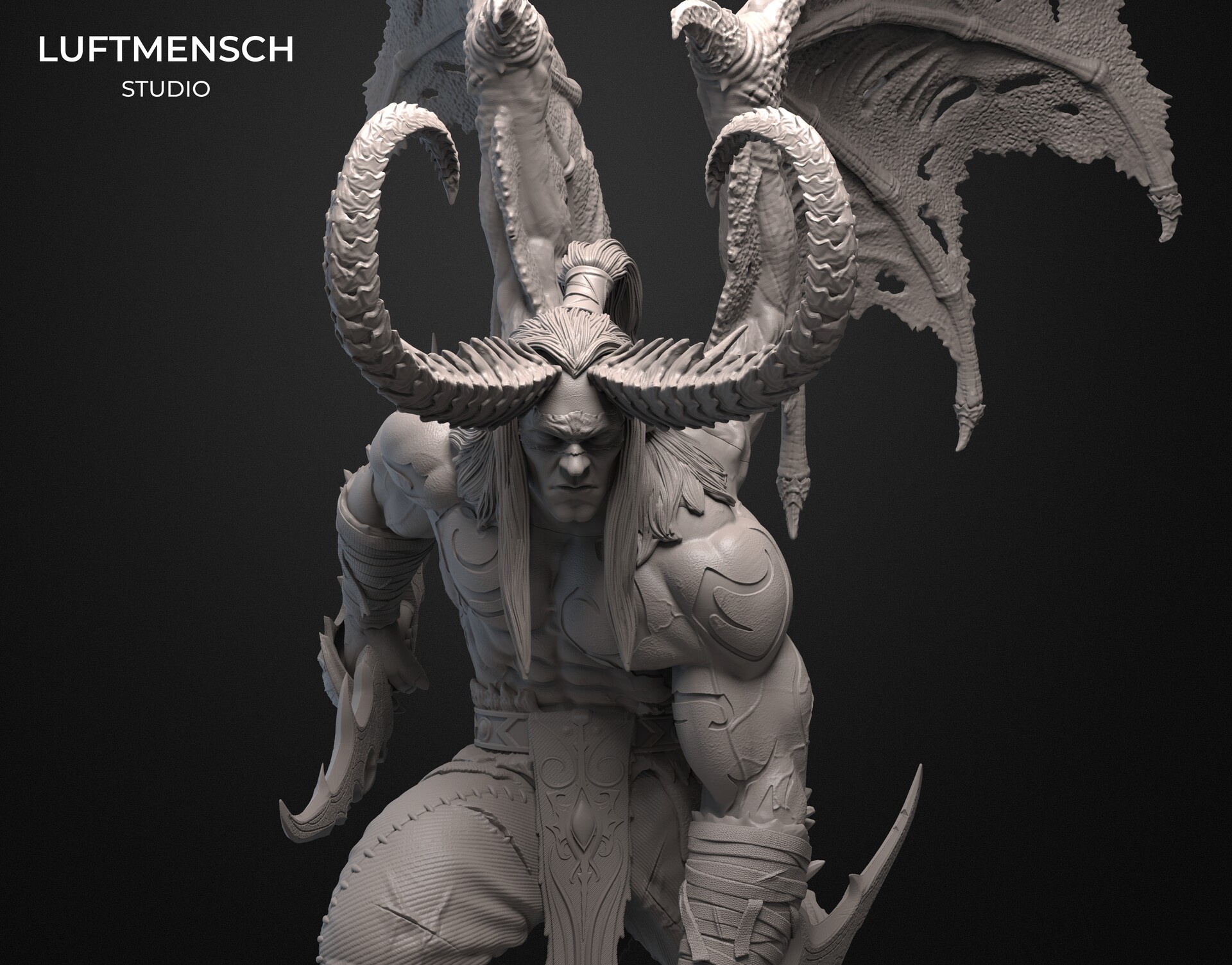 ArtStation - Illidan Stormrage