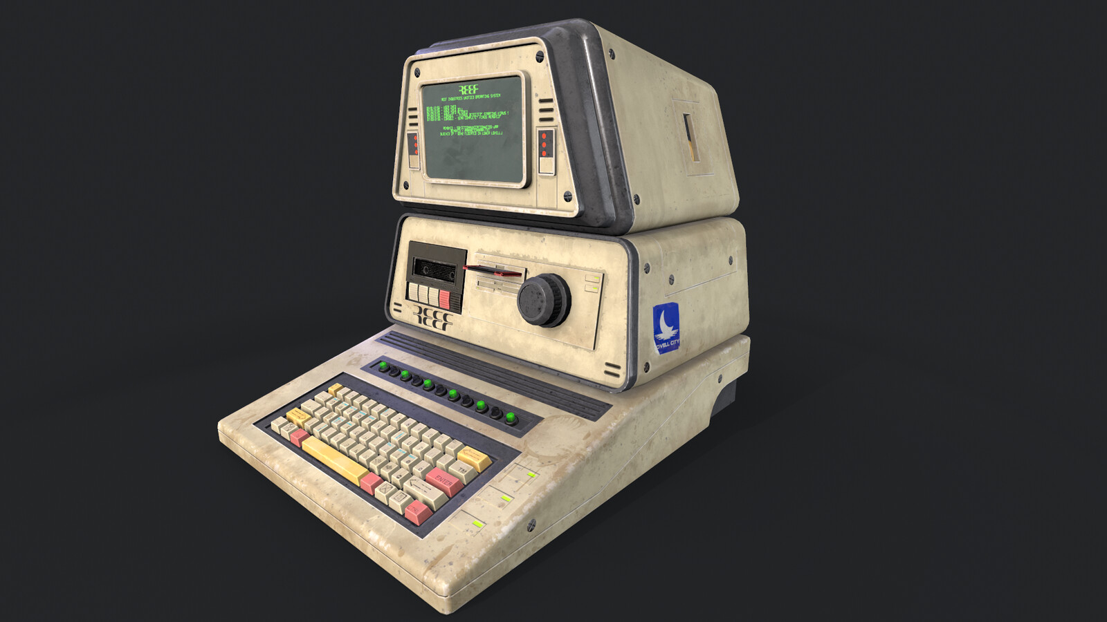 George Beswick - Retro Futuristic Computer Terminal
