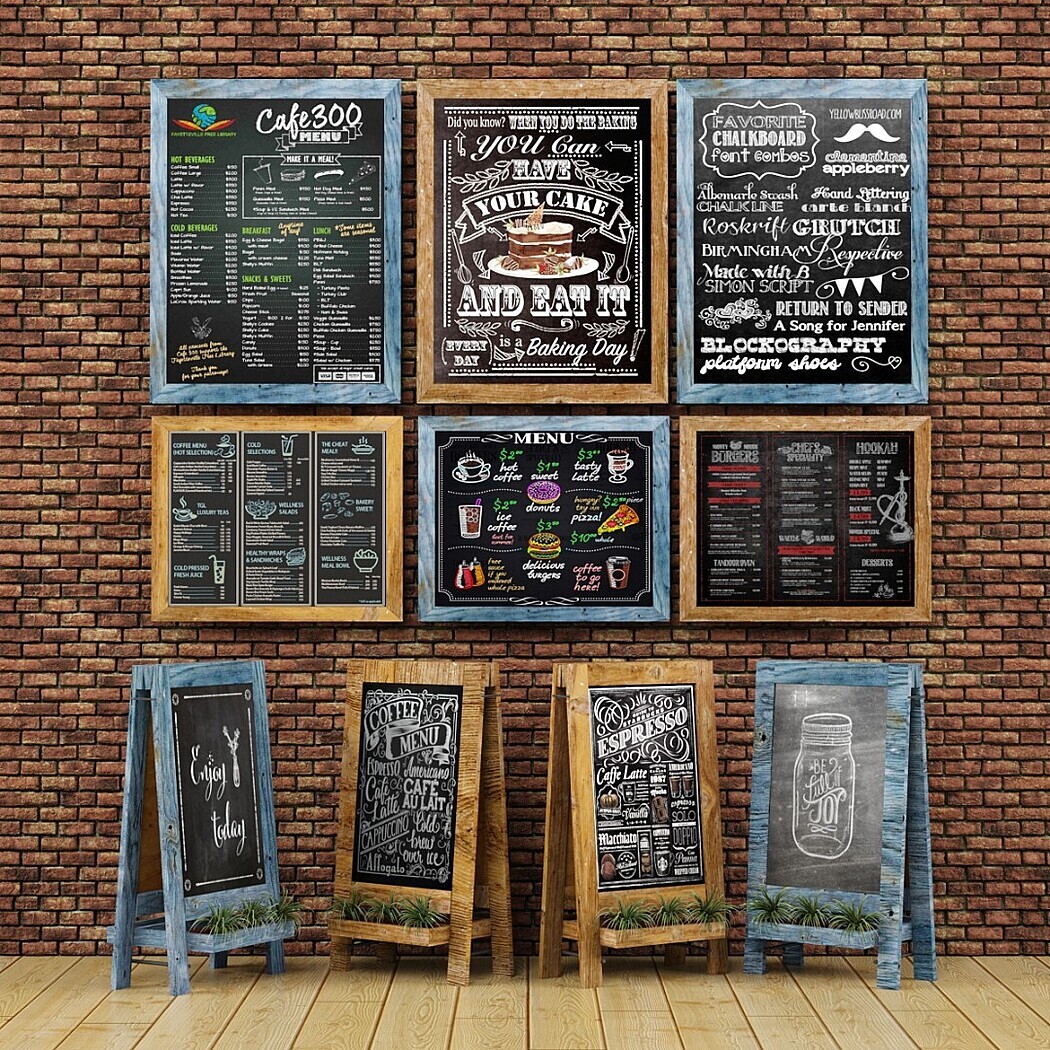 ArtStation - Chalk board- Vol.5
