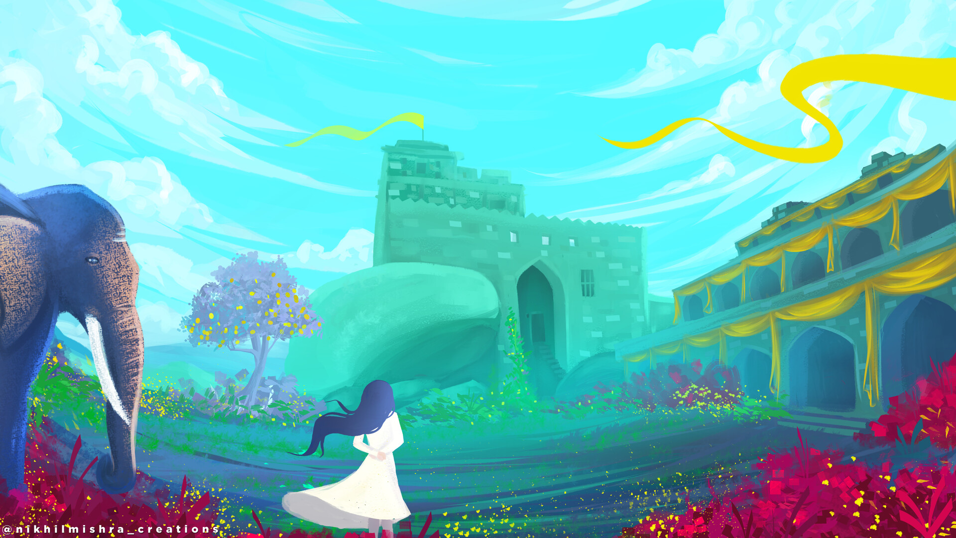 ArtStation - Madan mahal Concept art