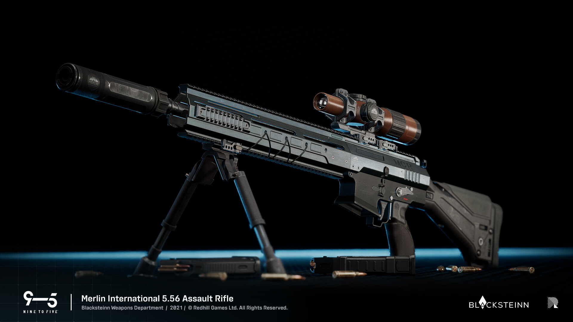 Blacksteinn - Merlin International 5.56 Assault Rifle