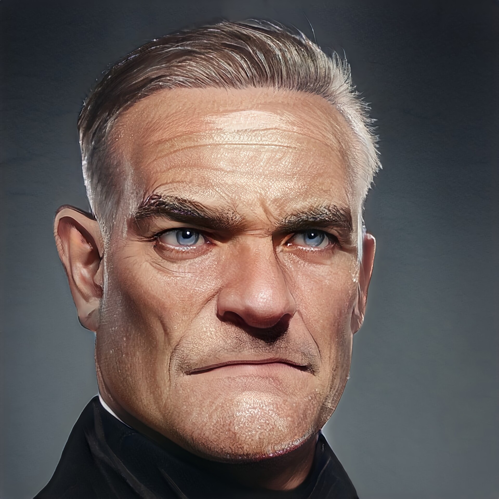 ArtStation - Portrait Man with Grey Hair