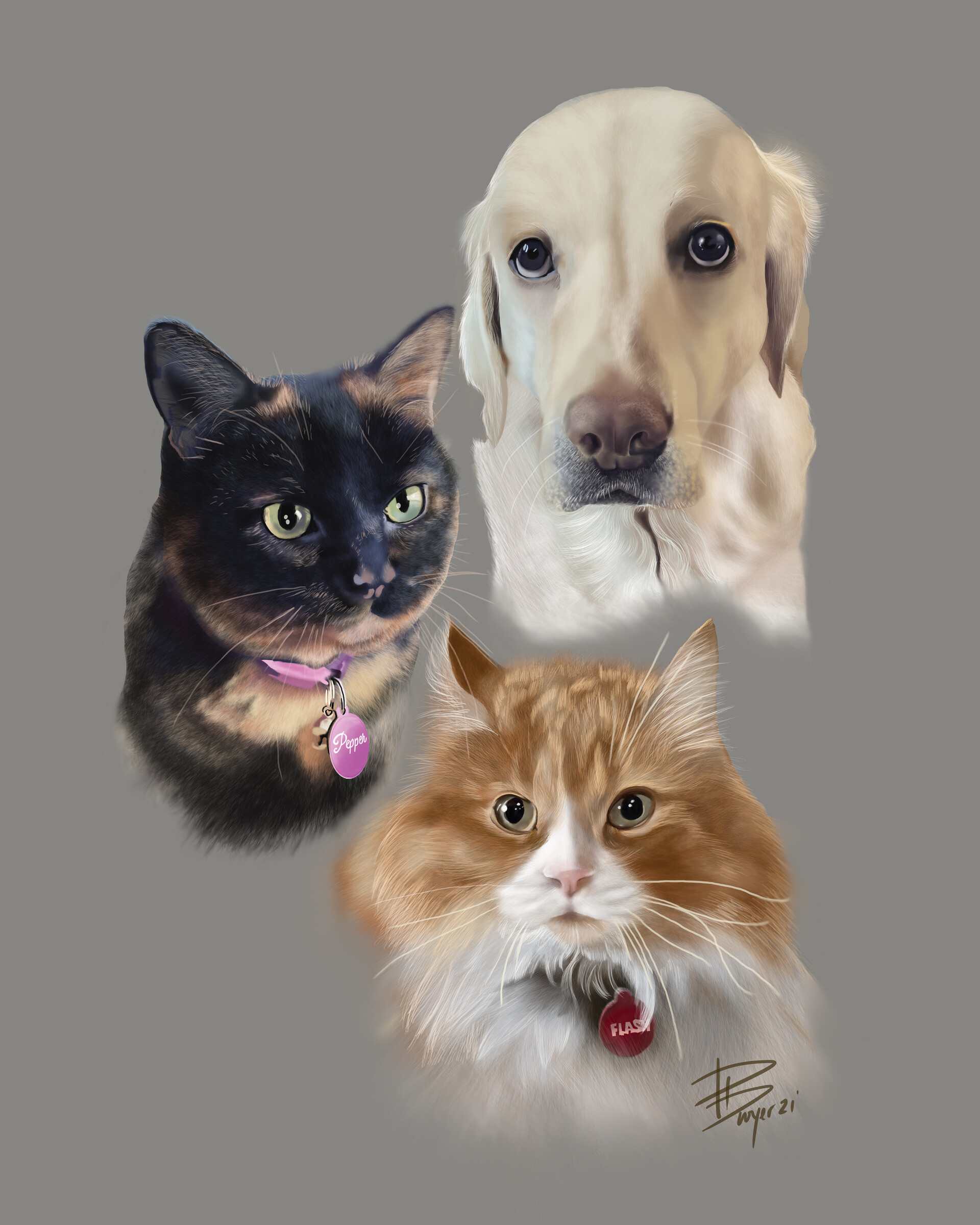 ArtStation - Animal Trio