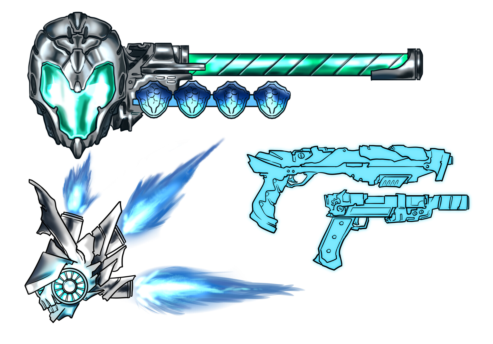 ArtStation - User Interface Sketches & Props