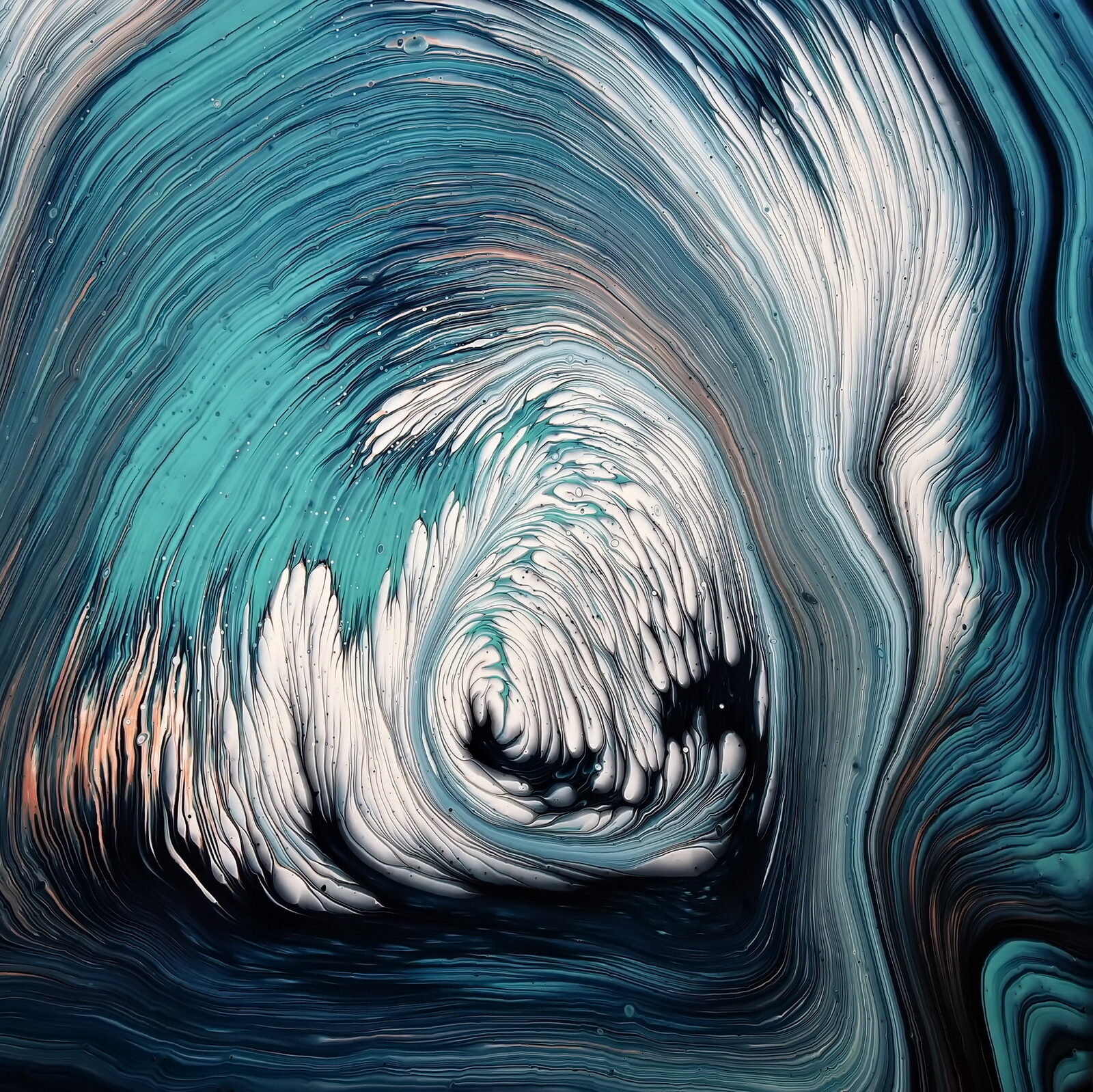 Fiona Art - Winter Fairytale ~ Straight acrylic pour with Waterfall cup ...