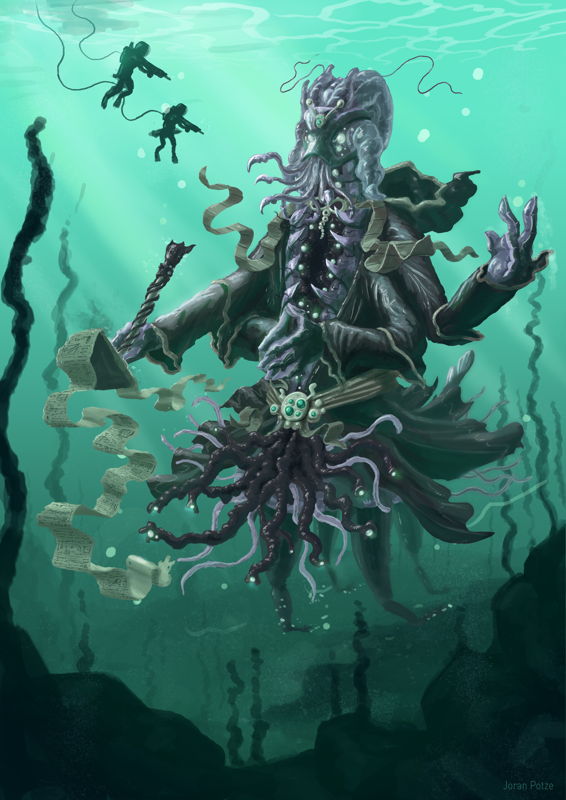 ArtStation - Deep Sea Scholar