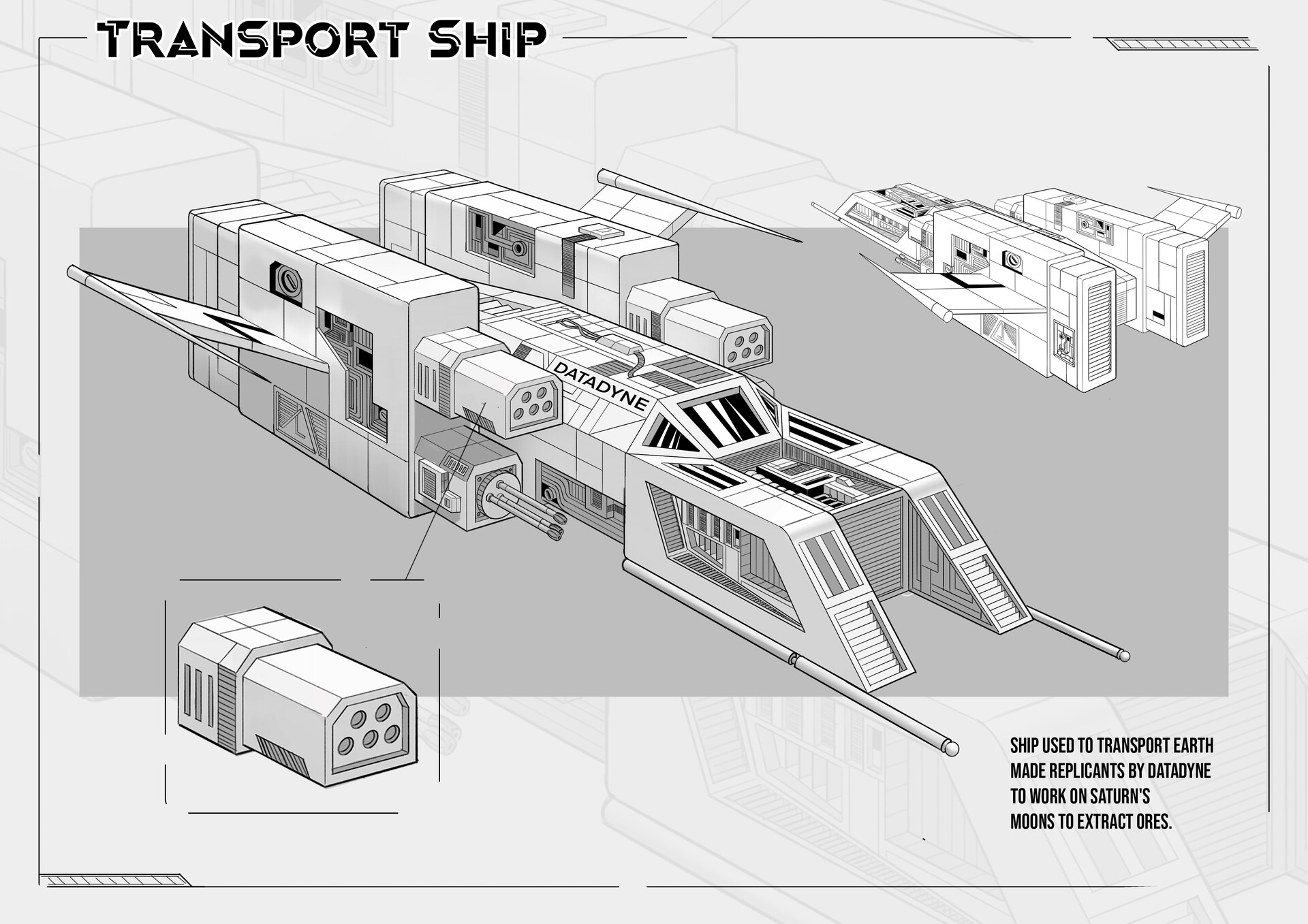 ArtStation - Transport Ship