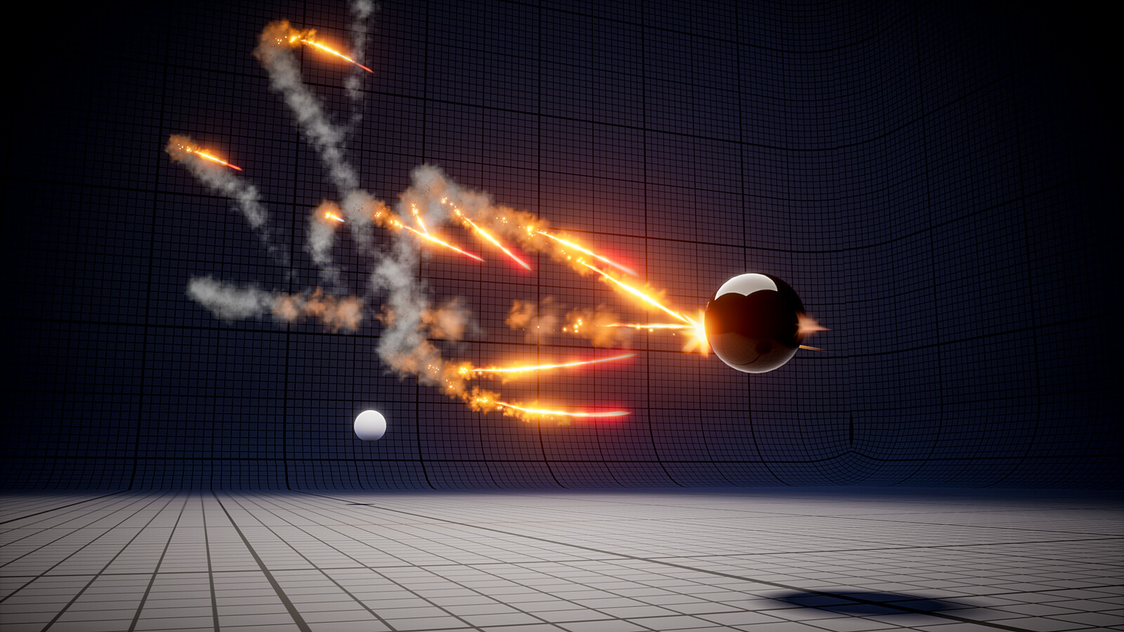 Luis Eduardo Catenacci - Missile Strike - Unreal Engine 4.26 Niagara System