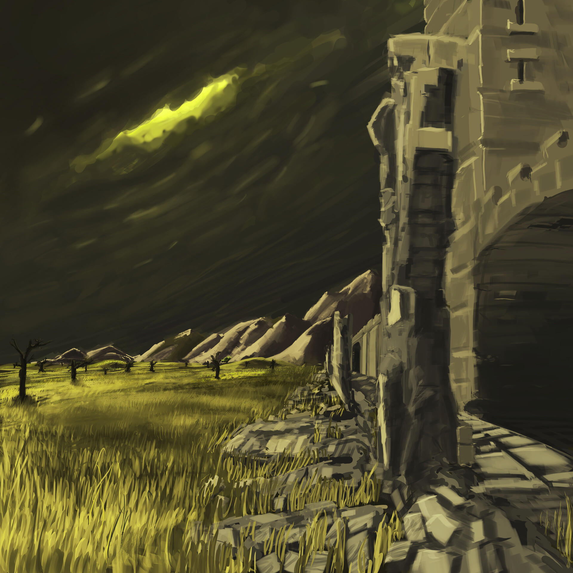 Desolate Landscape Wallpaper