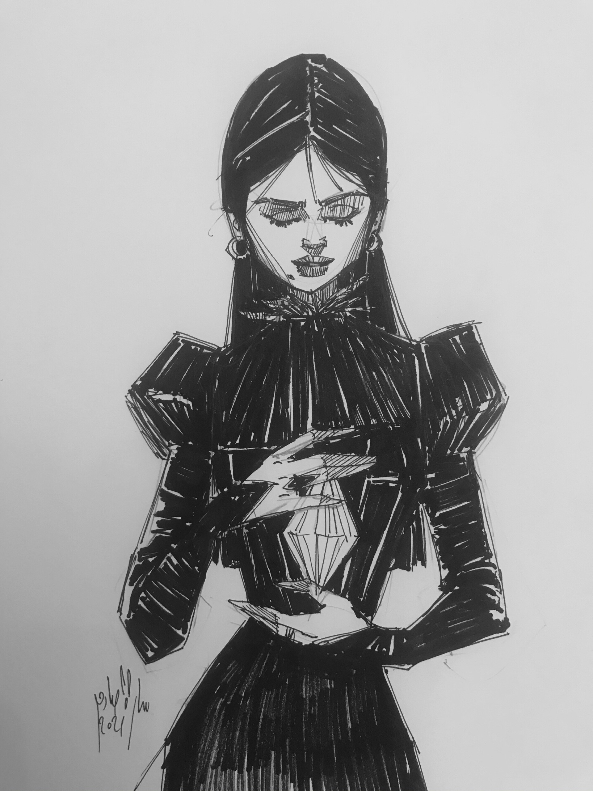 ArtStation - #inktober2021 #crystal #day1