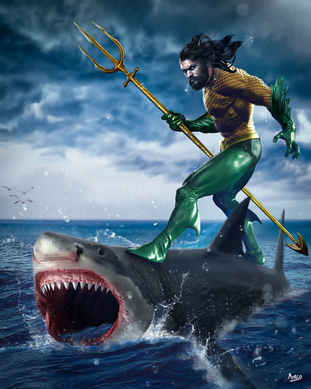 Aquaman Justice League Sharks