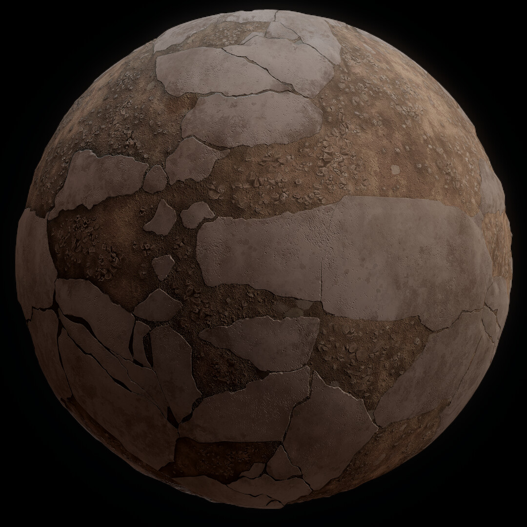 ArtStation - Realistic Concrete Materials