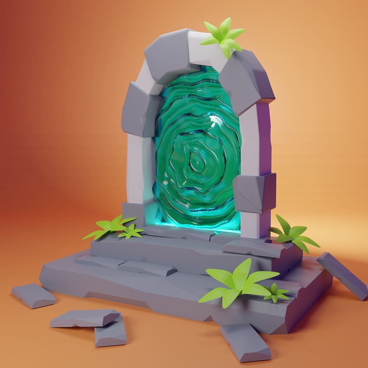 ArtStation - teleportal 3d model