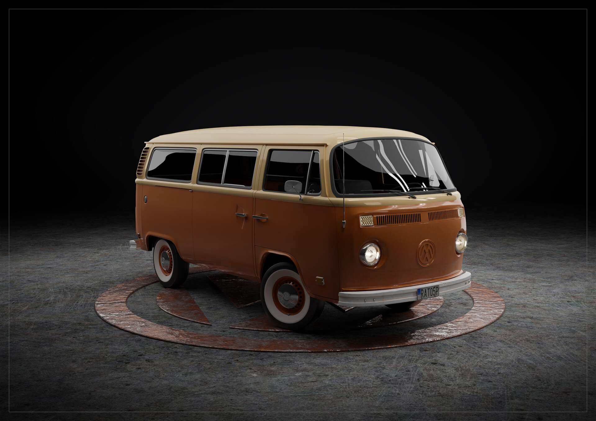 ArtStation - Volkswagen T2 Bay Window -78