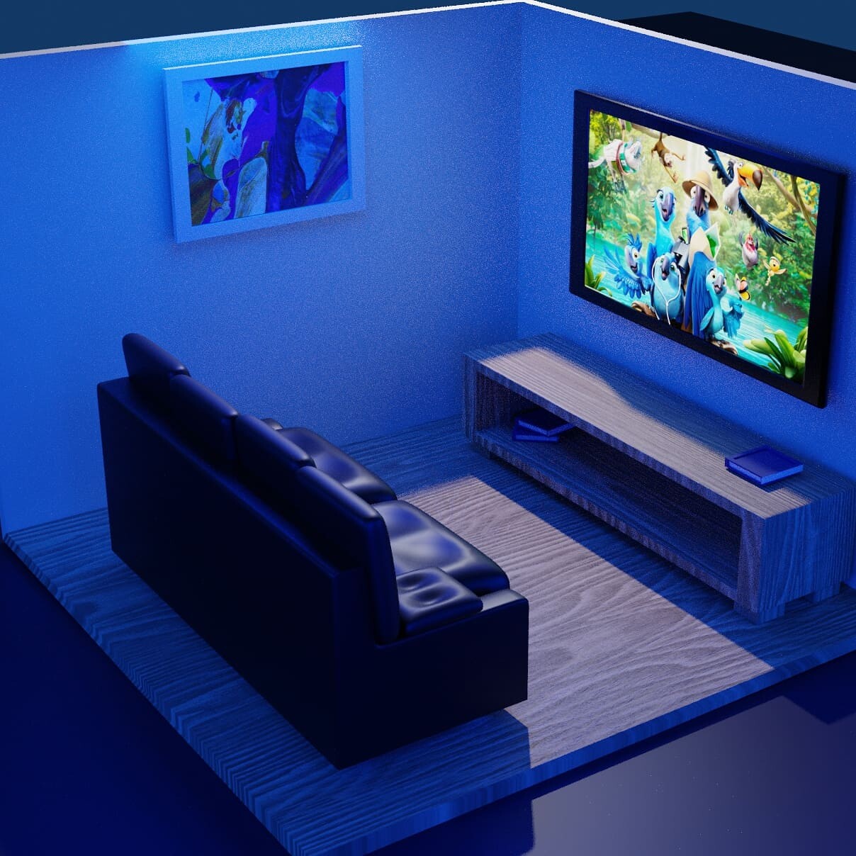 ArtStation - hall 3d model