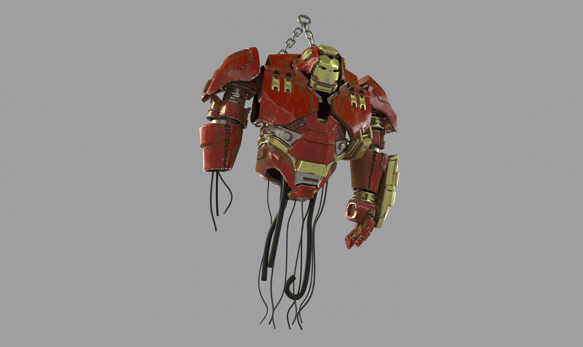 ArtStation - IRON MAN HULKBUSTER DAMAGE