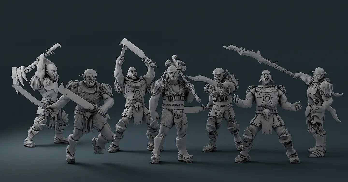 ArtStation - Lord of the rings Orcs