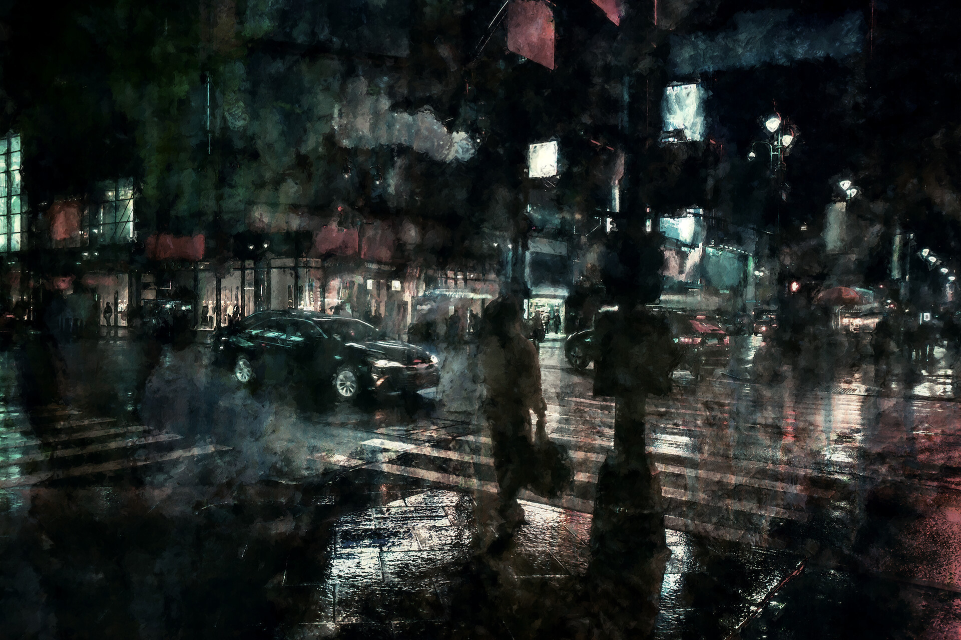 ArtStation - Night walk