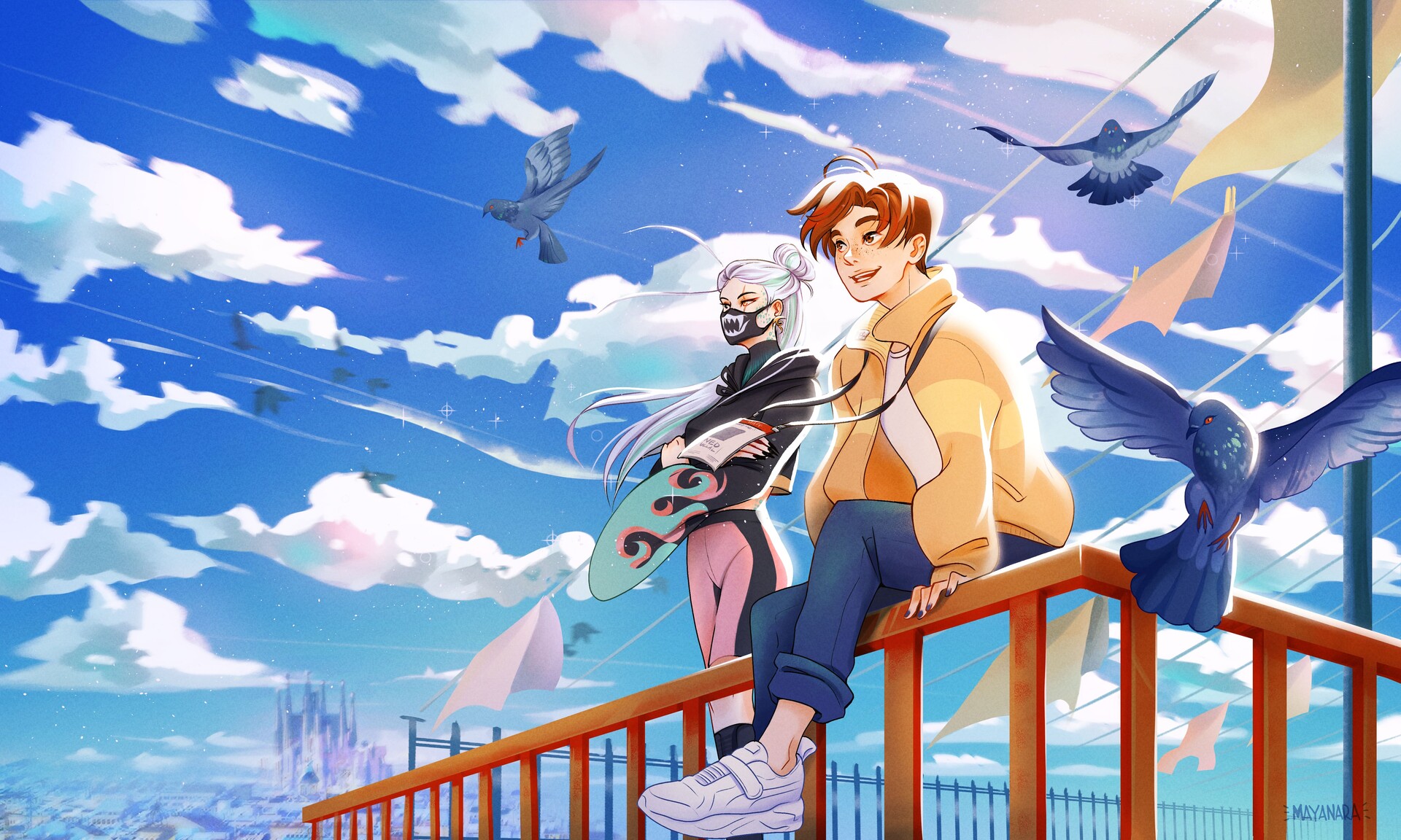 ArtStation - Rooftop magic