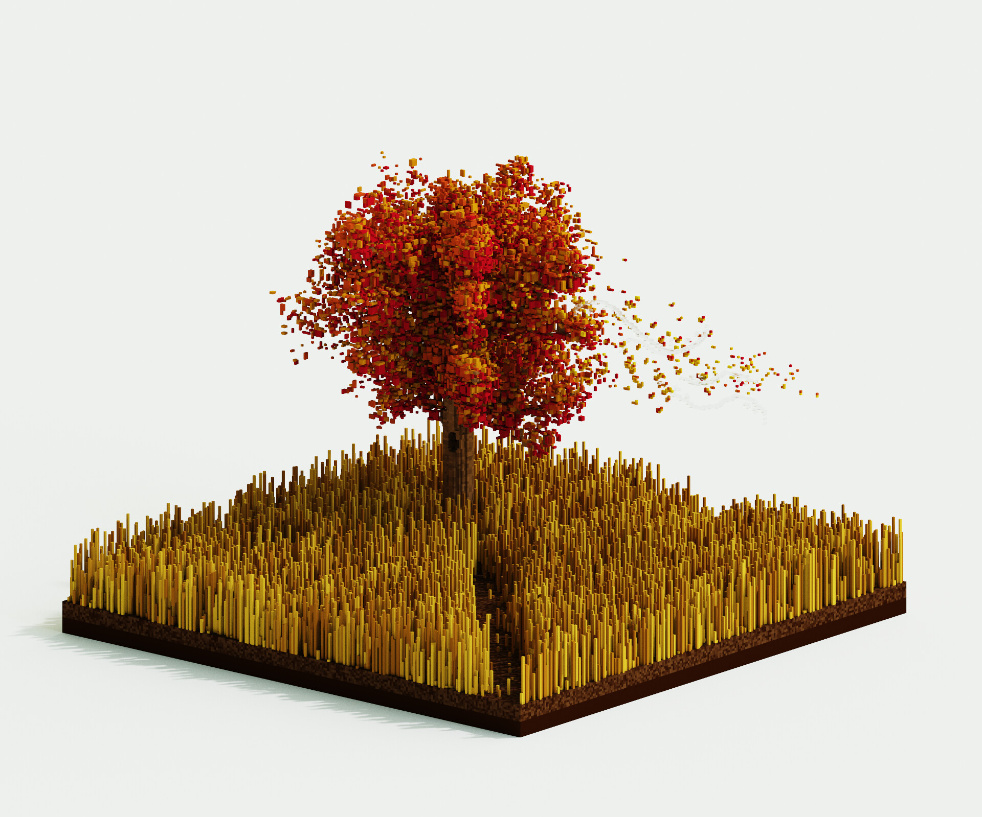 ArtStation - A Windy Autumn Day