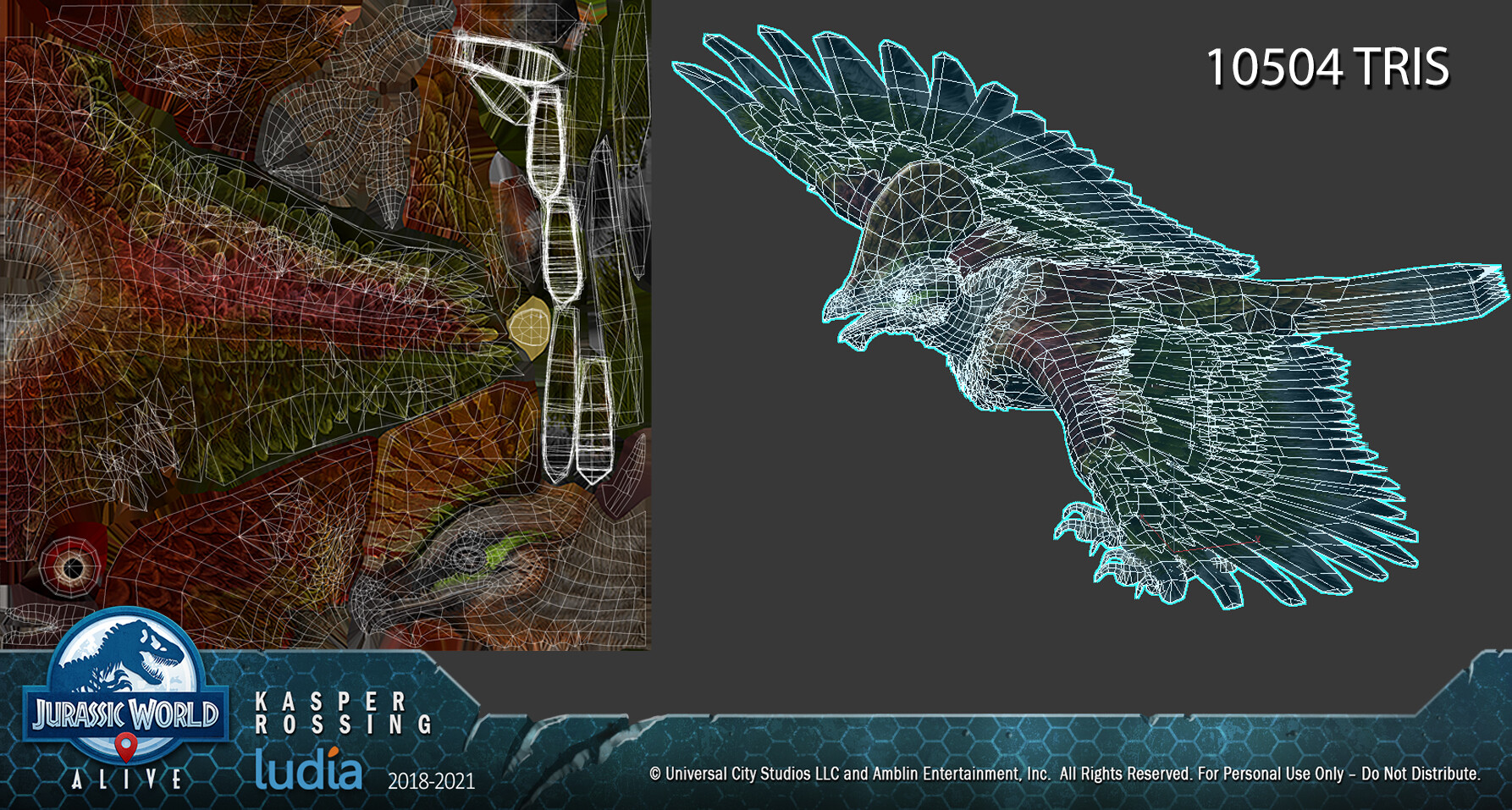 Kasper Rossing - Poukandactylus - Jurassic World Alive