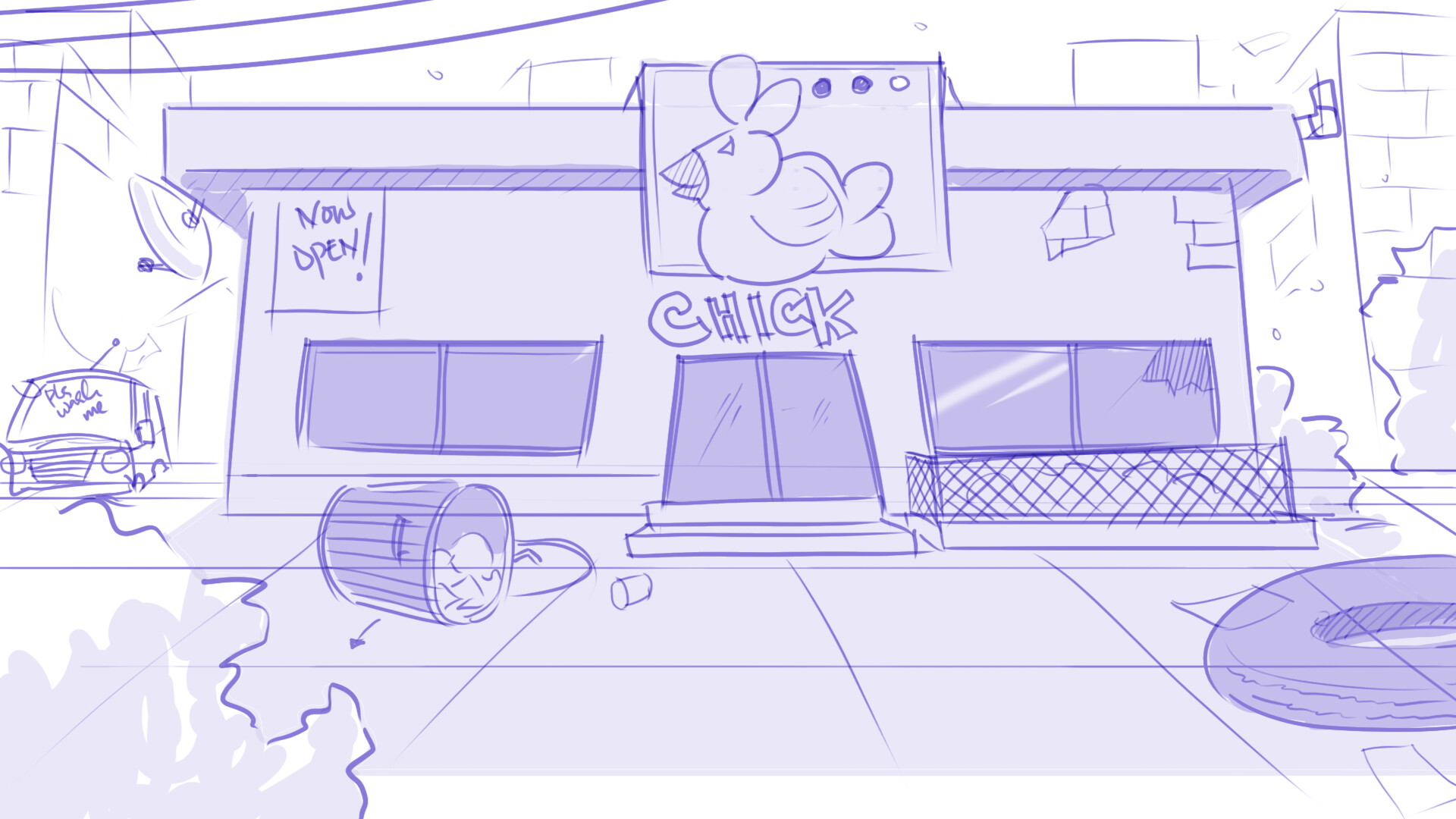 ArtStation - The Meeting (Storyboard)