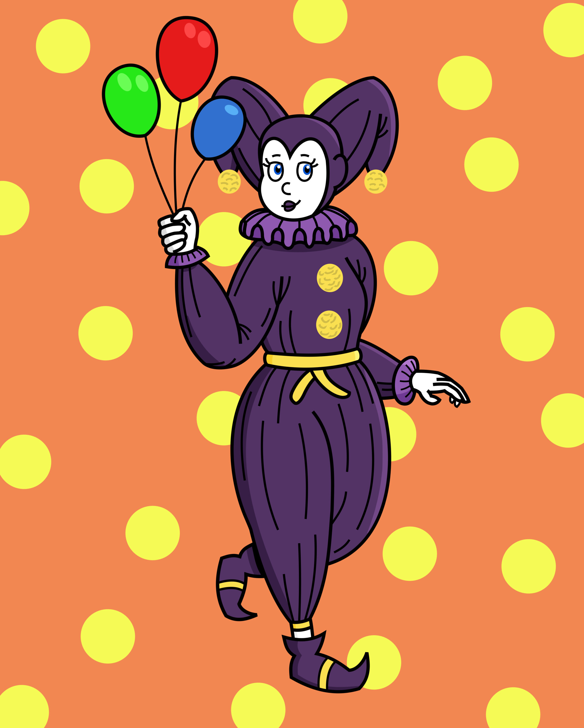 ArtStation - Clown with Balloons