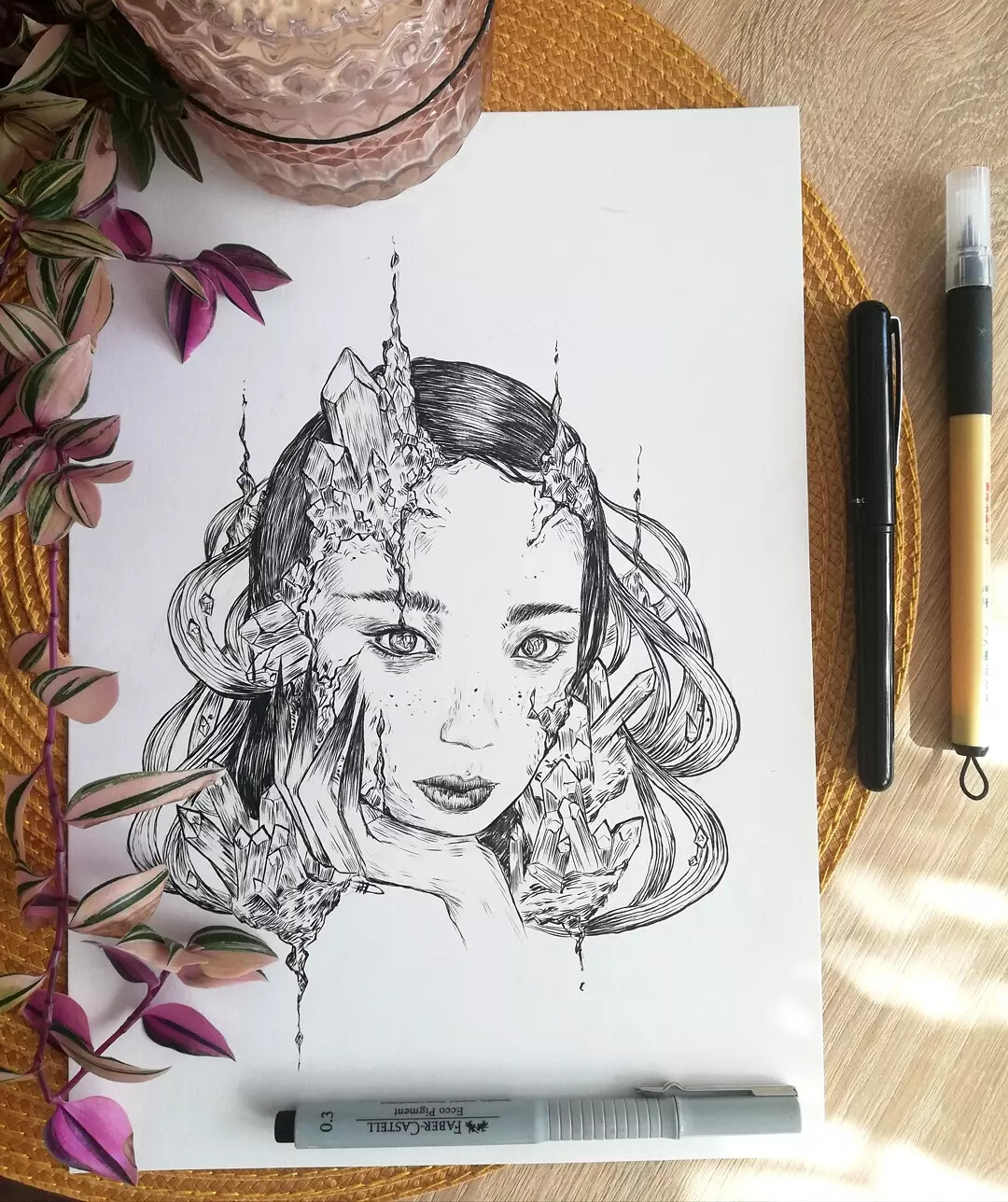 Aga Pilot - Inktober 2021 - Crystal