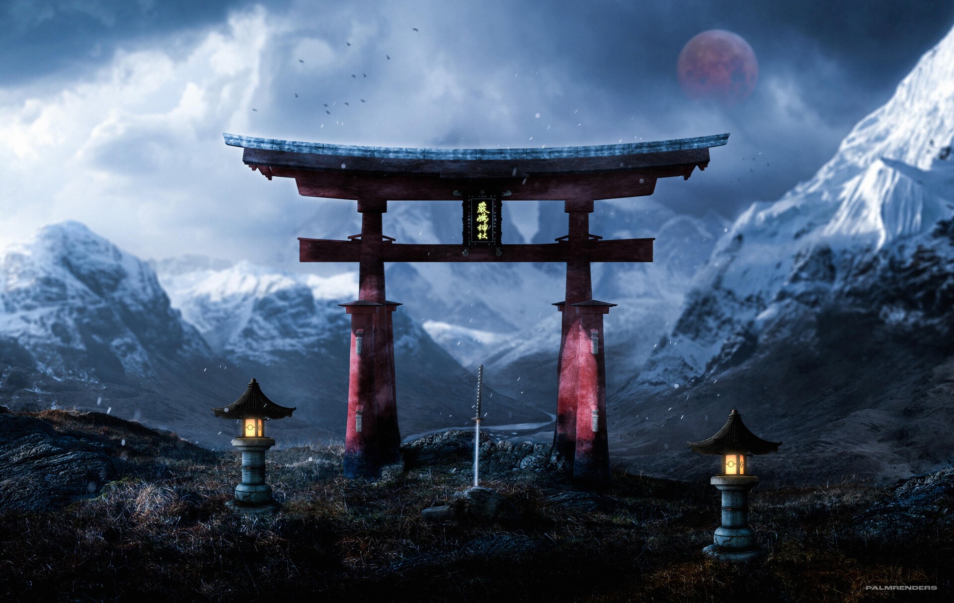 ArtStation - Samurai Mountain