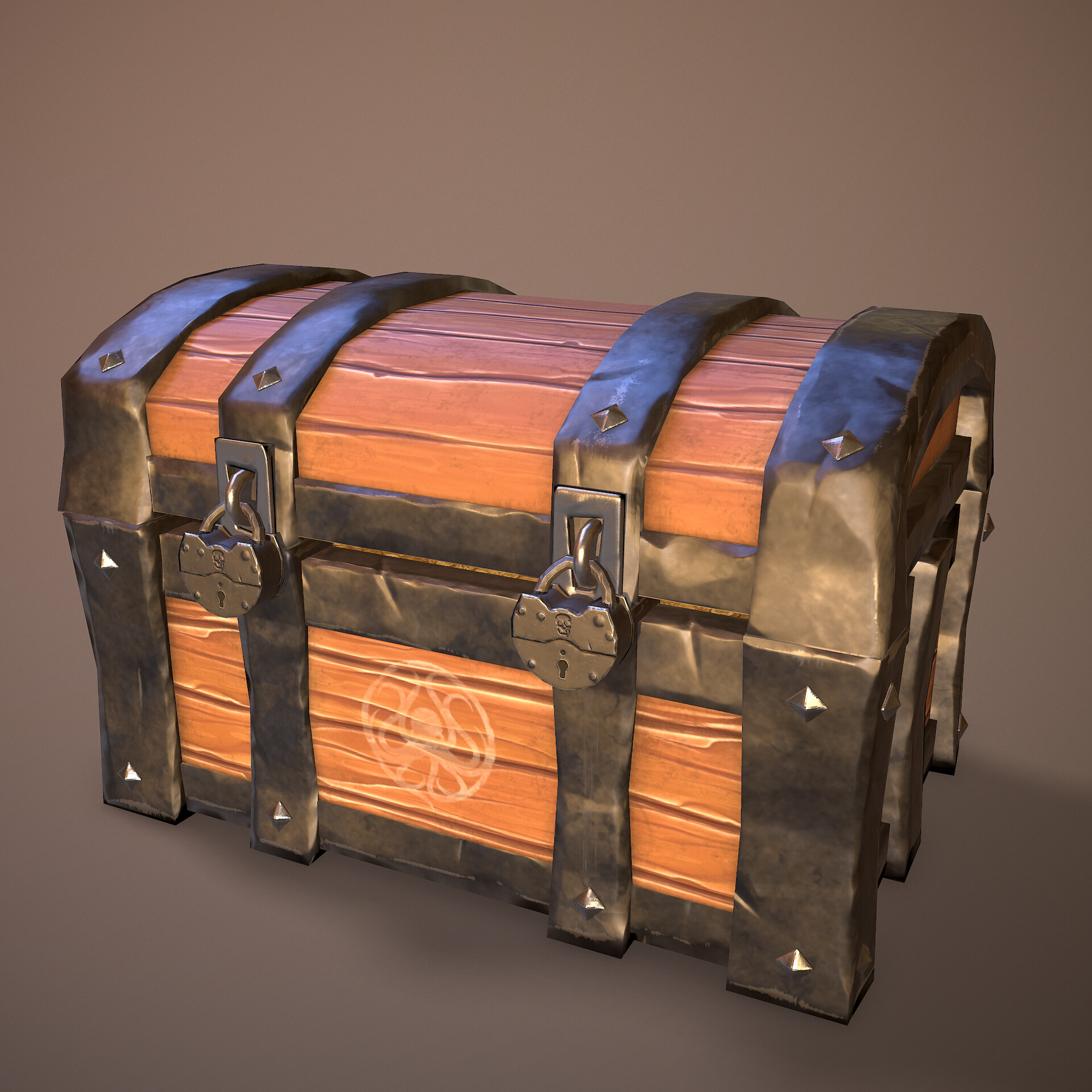 ArtStation - Stylized pirate chest