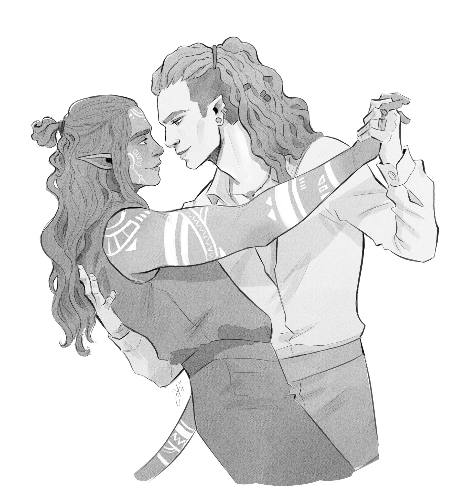 ArtStation - Love and romance in D&D