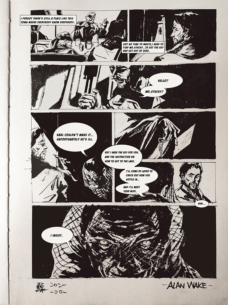 ArtStation - [ALAN WAKE].