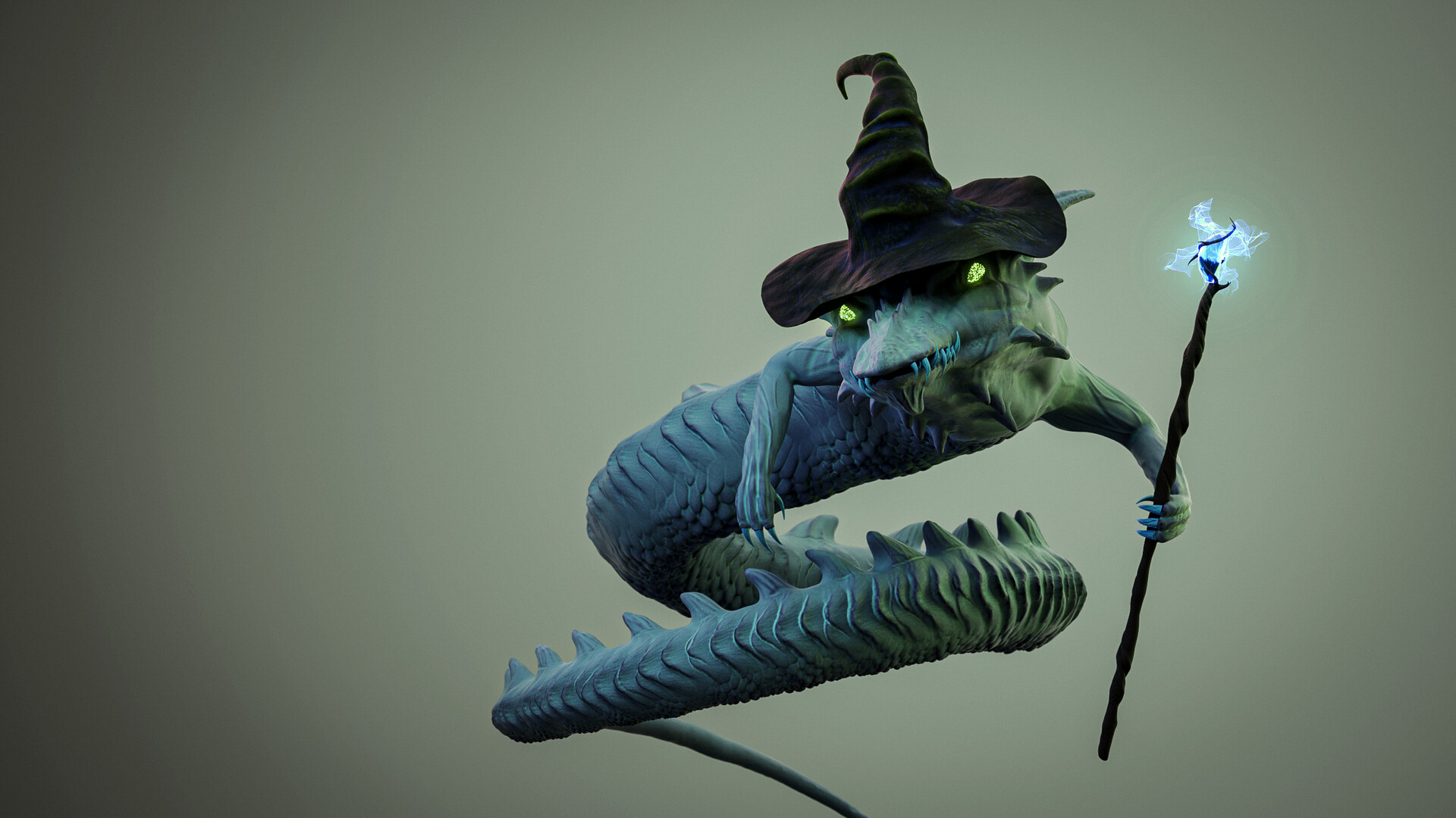 ArtStation - Wizard Dragon