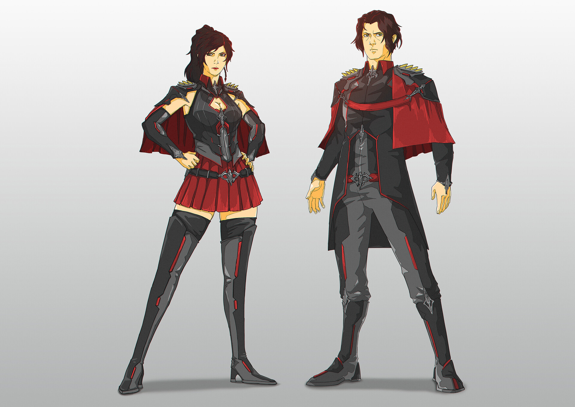 ArtStation - Crimson Order_深紅秩序_槍紅_盾紅