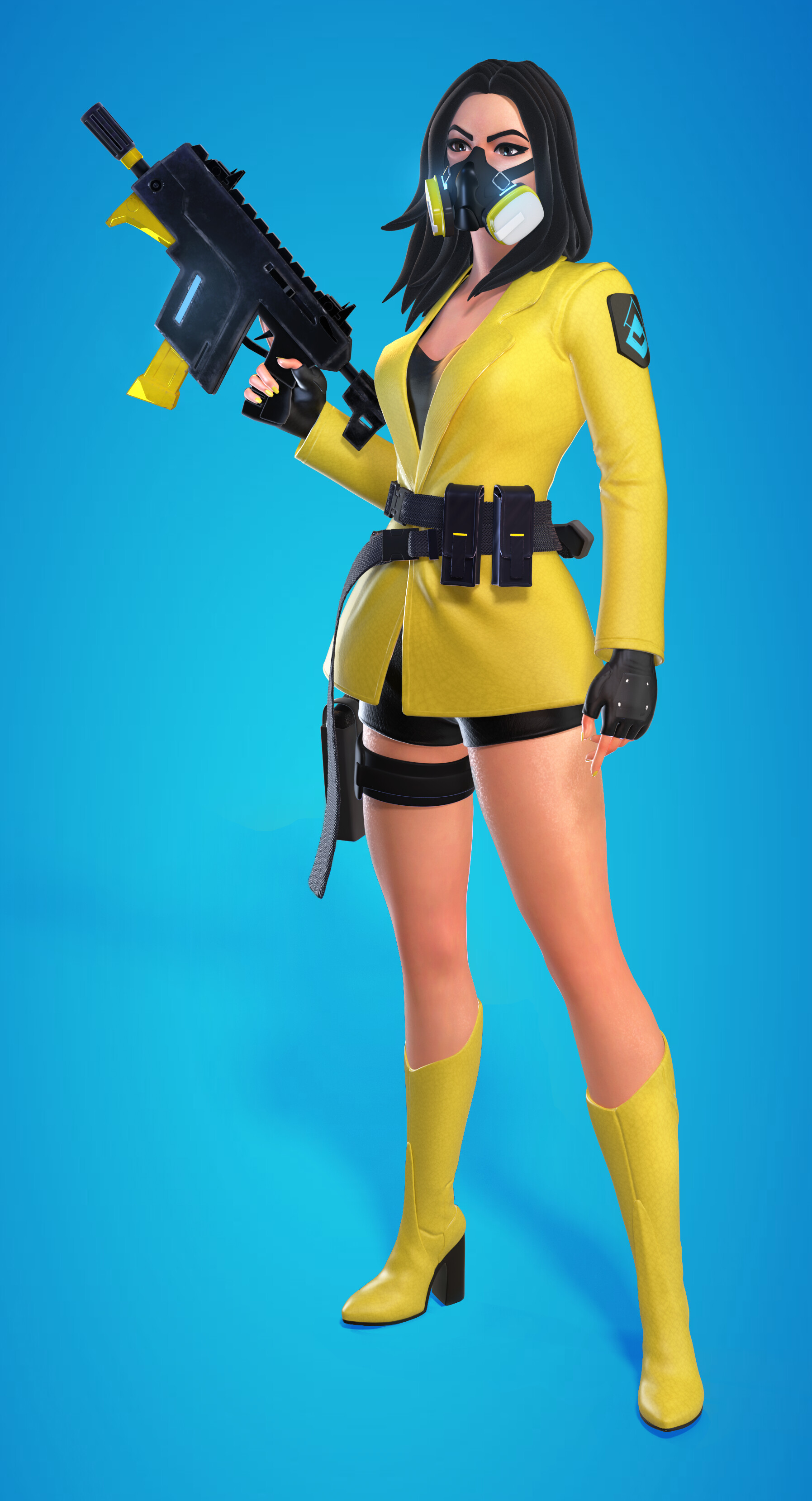Anastasiia Bilusiak - Yellow Jacket — Fortnite Fan Art