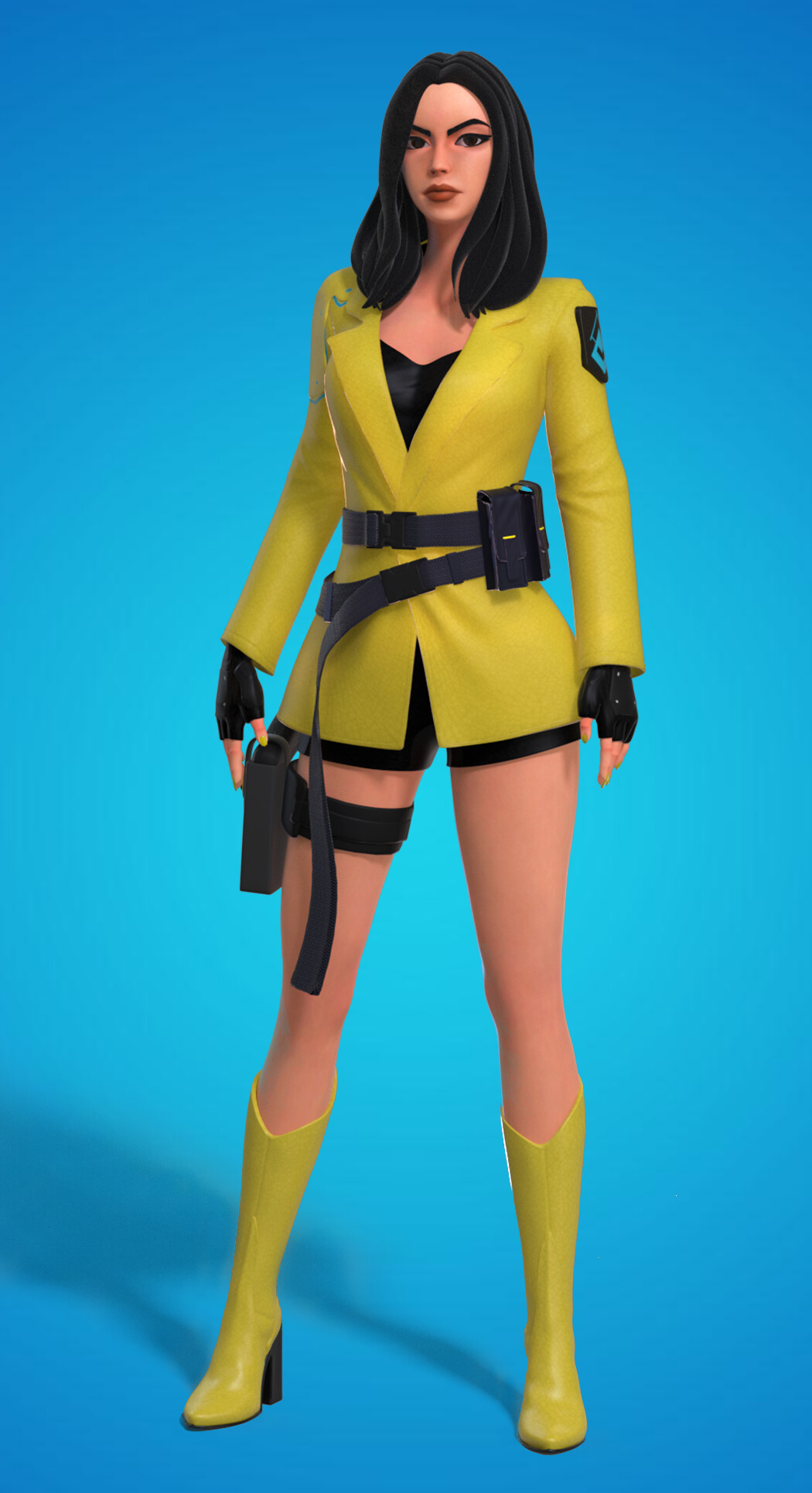 Anastasiia Bilusiak - Yellow Jacket — Fortnite Fan Art