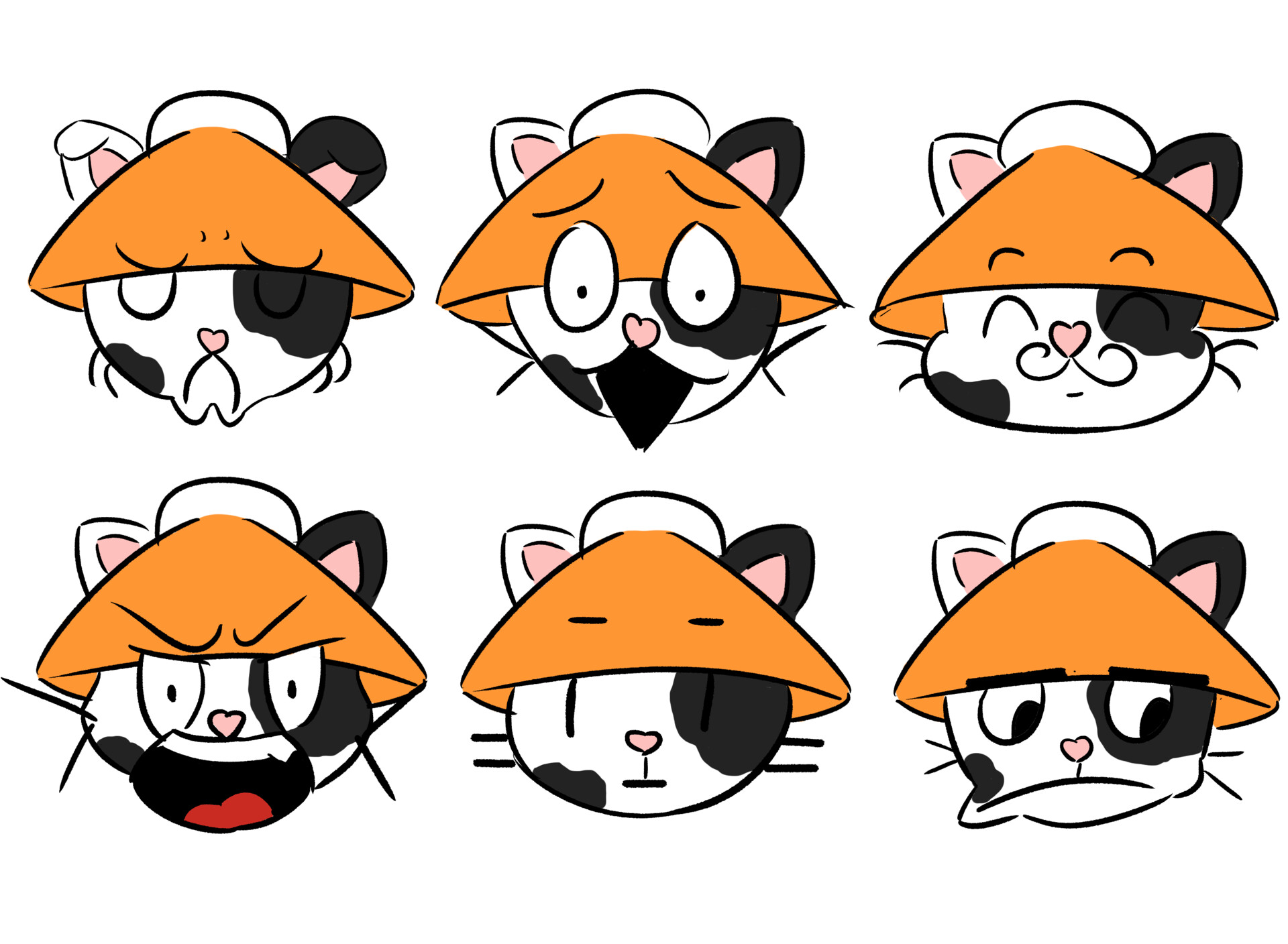 ArtStation - Fígaro The Cat- Expressions