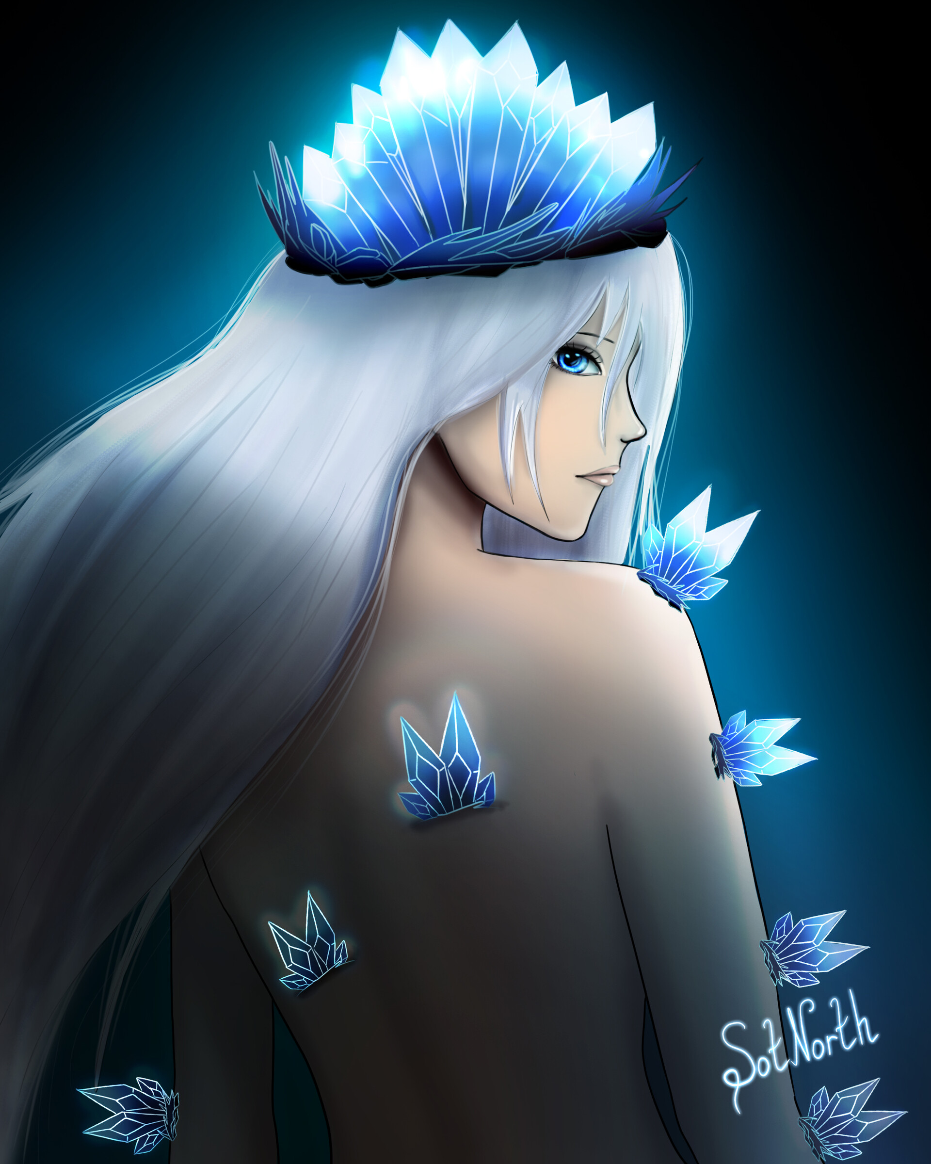 ArtStation - INKTOBER (2021) DAY 1: CRYSTAL