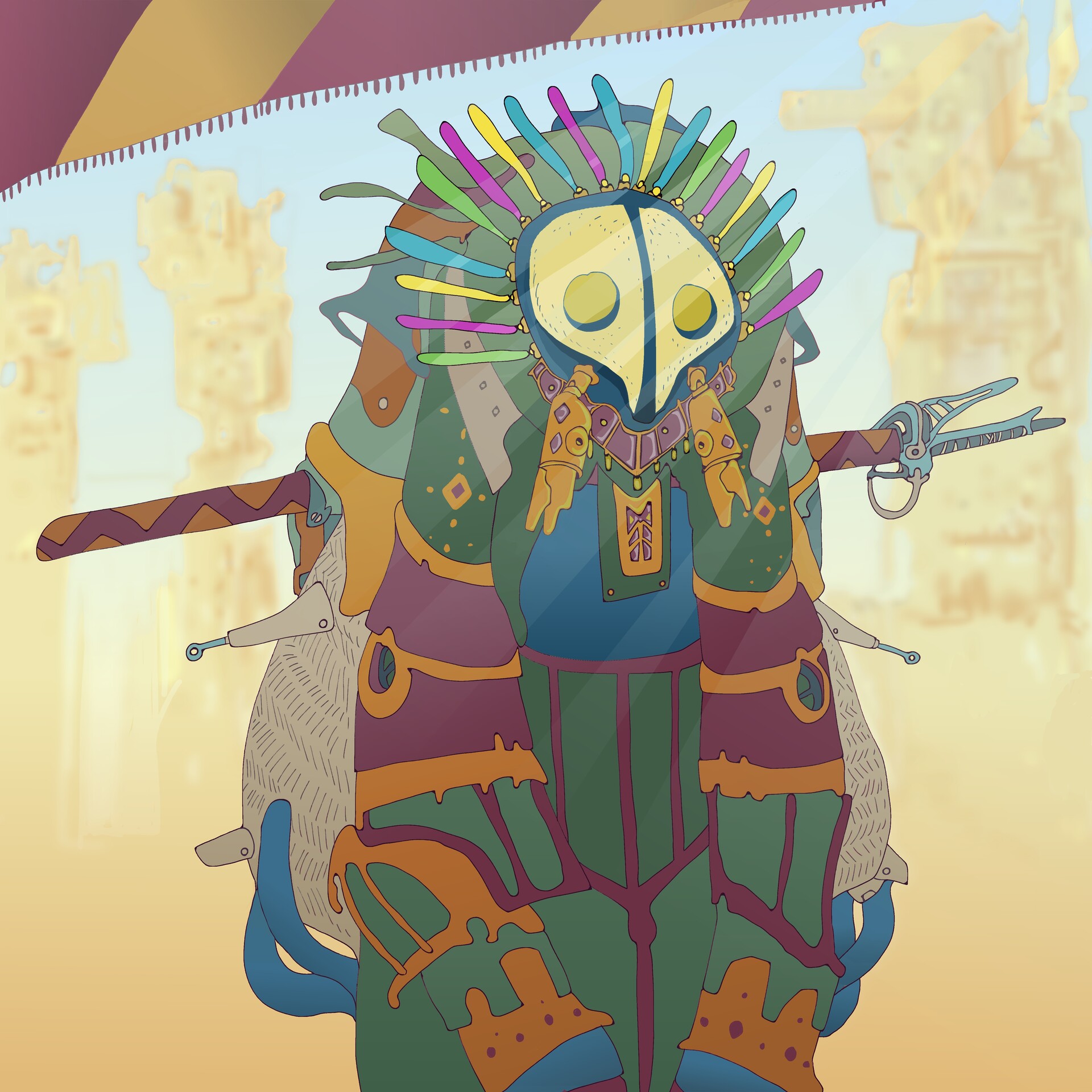 ArtStation - desert camp