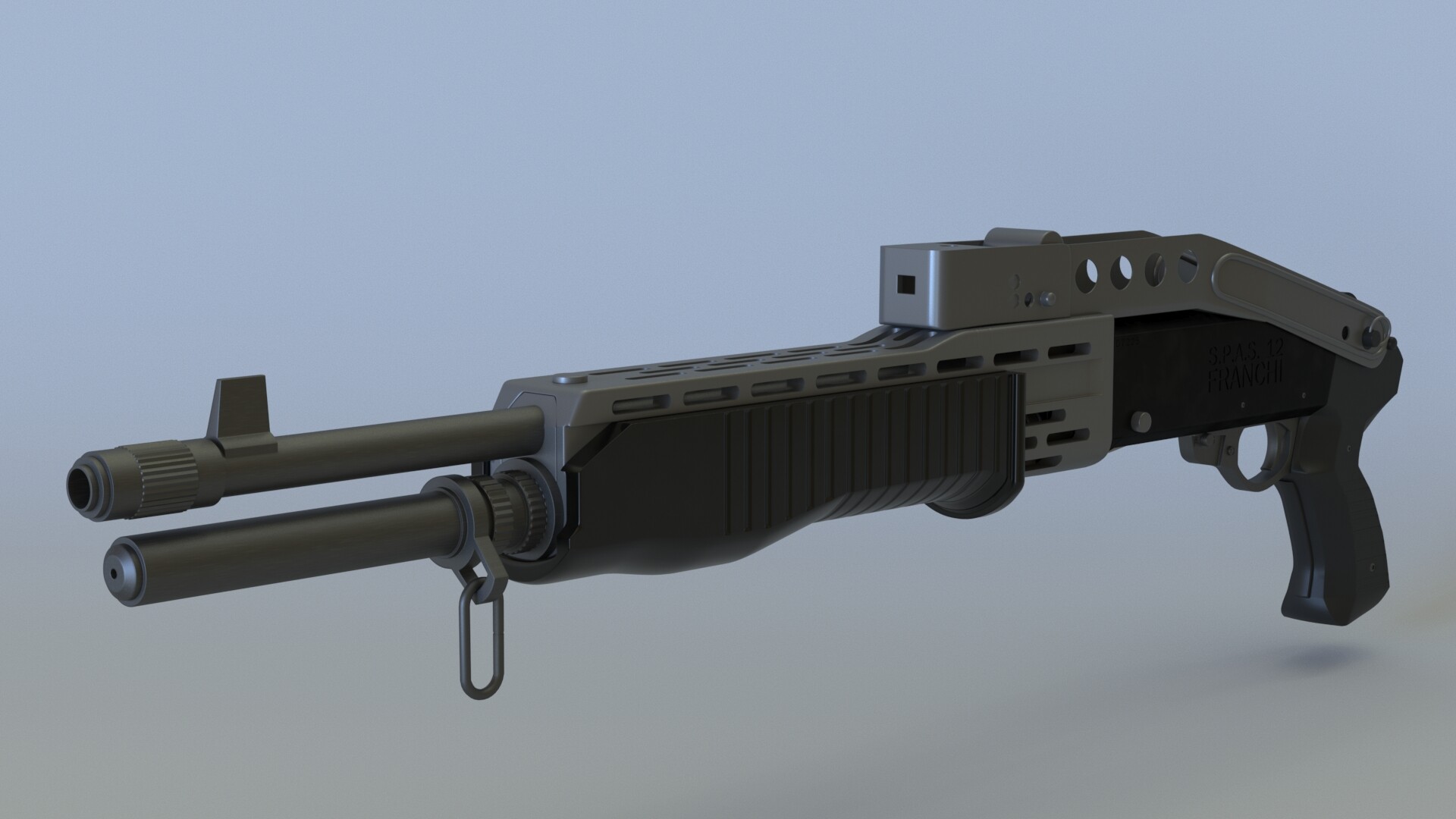 ArtStation - Spas-12 Shotgun