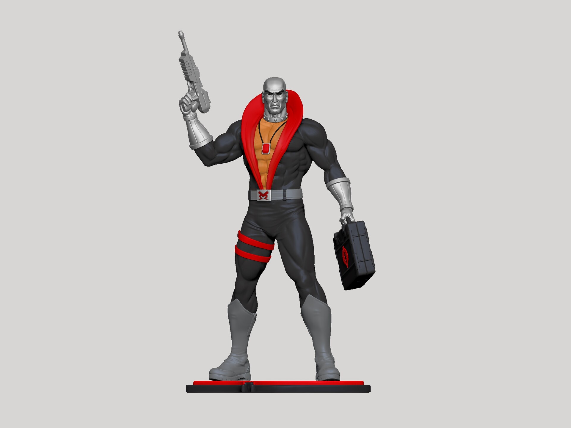 ArtStation - GI JOE - Destro - 1/8th scale statue sculpted for PCS