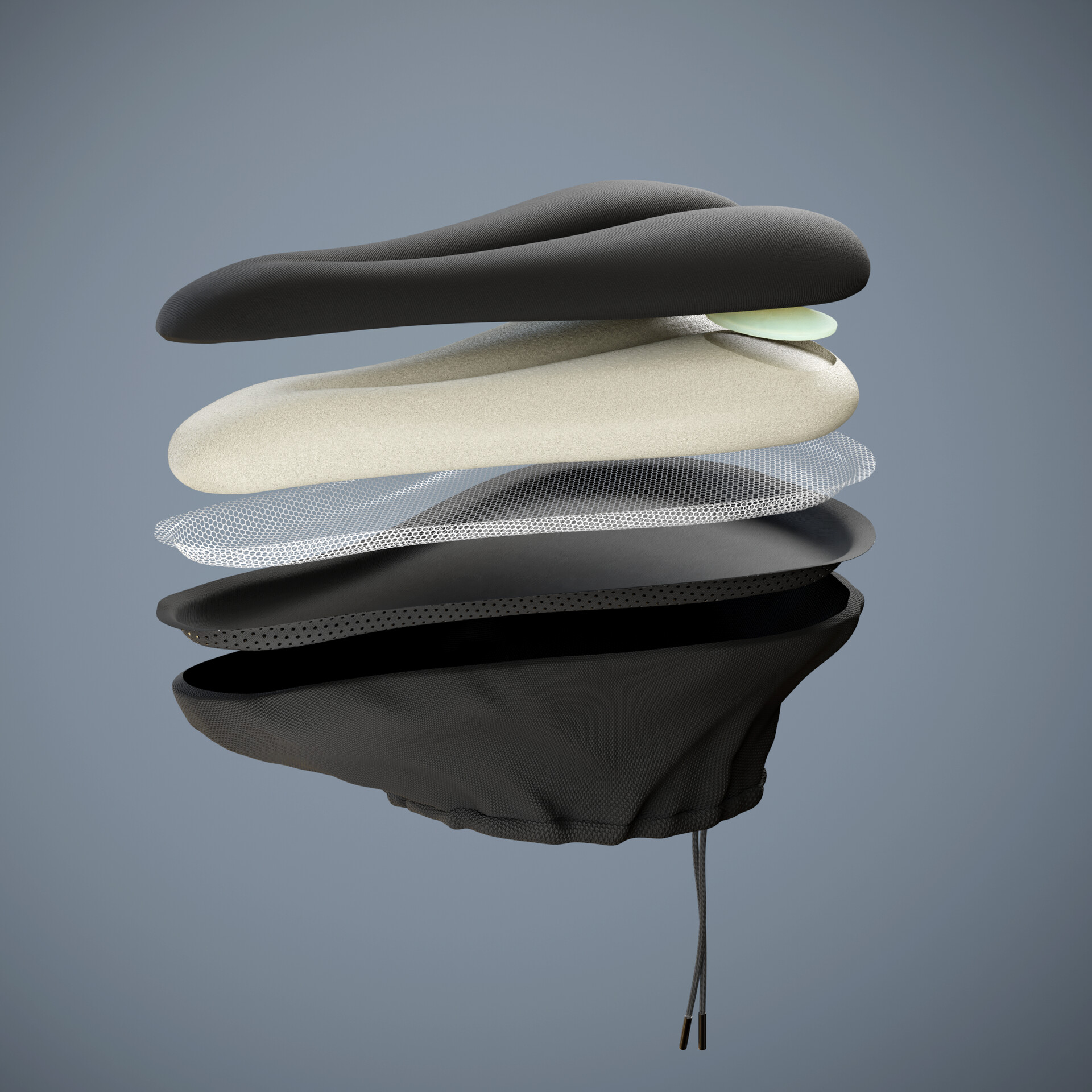 ArtStation - Saddle- Organic Shape and Material Study.