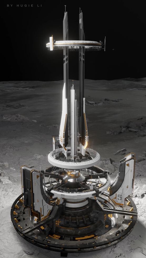 ArtStation - Sci-fi tower