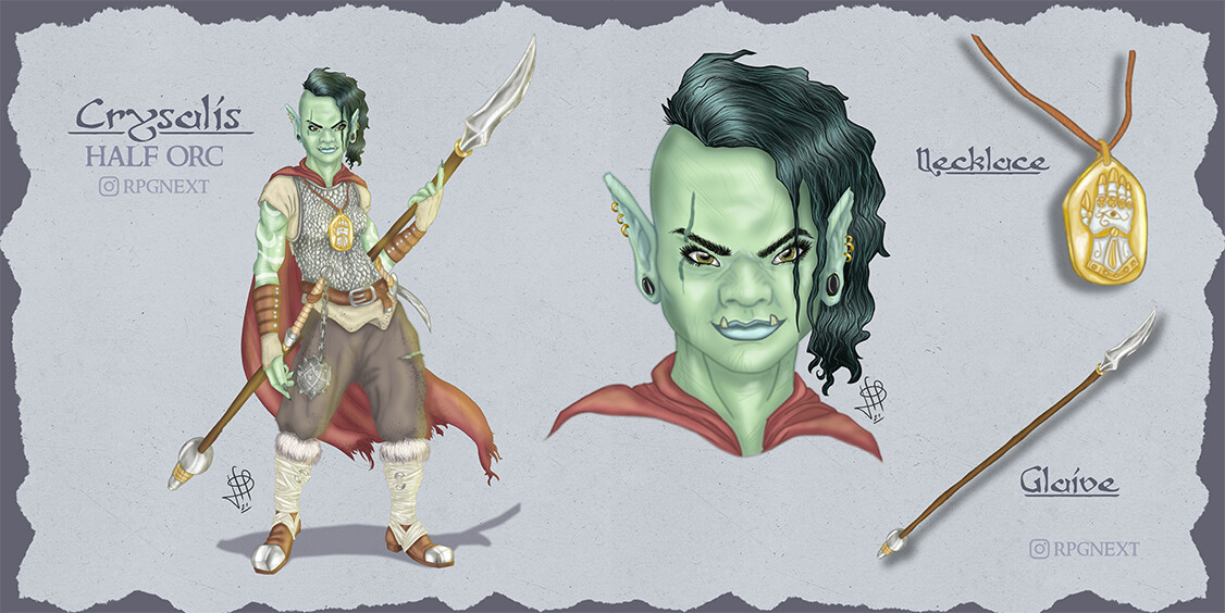 ArtStation - Crysalis - Half Orc